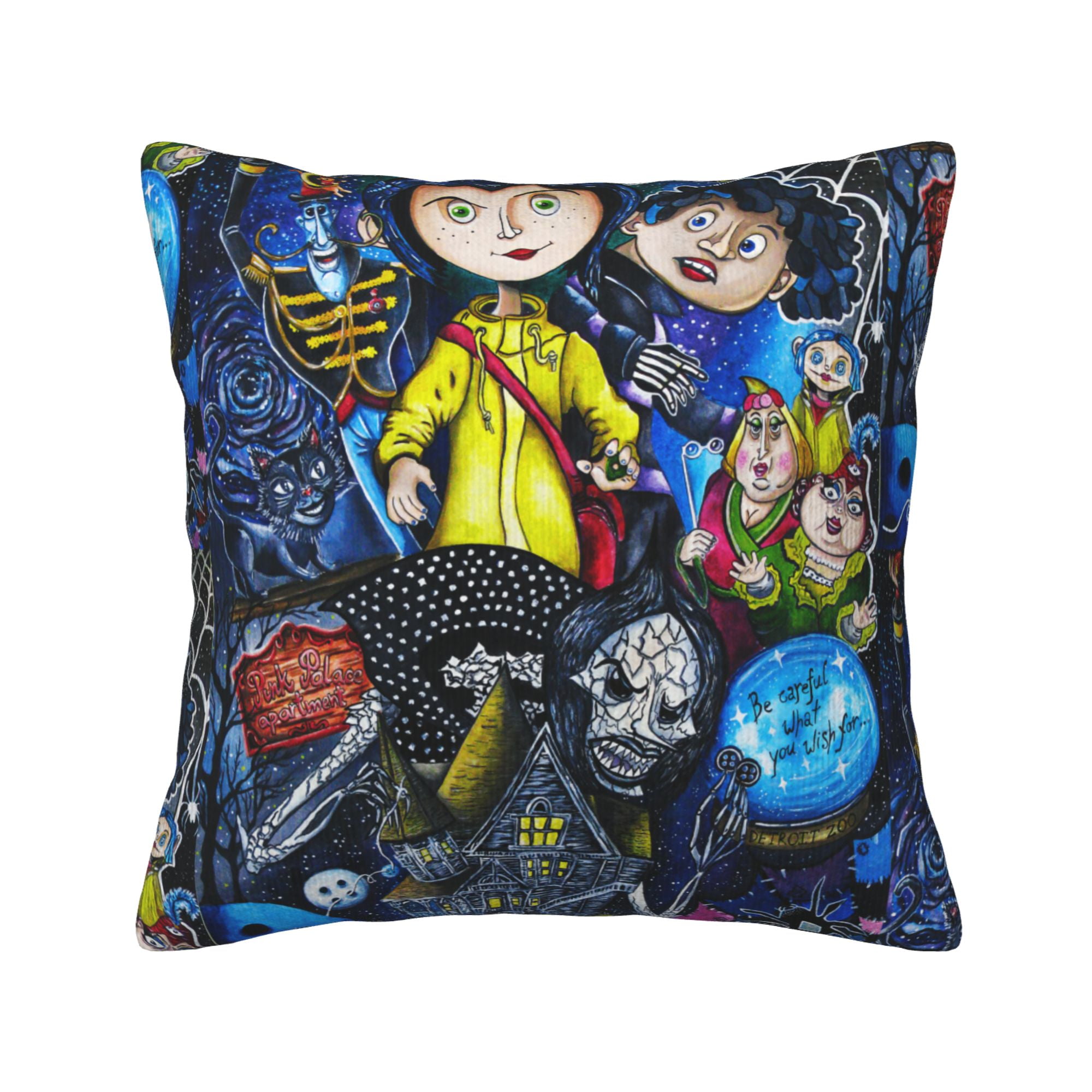 Coraline Throw Pillow Covers, Corduroy Decor Pillow Covers Fall ...