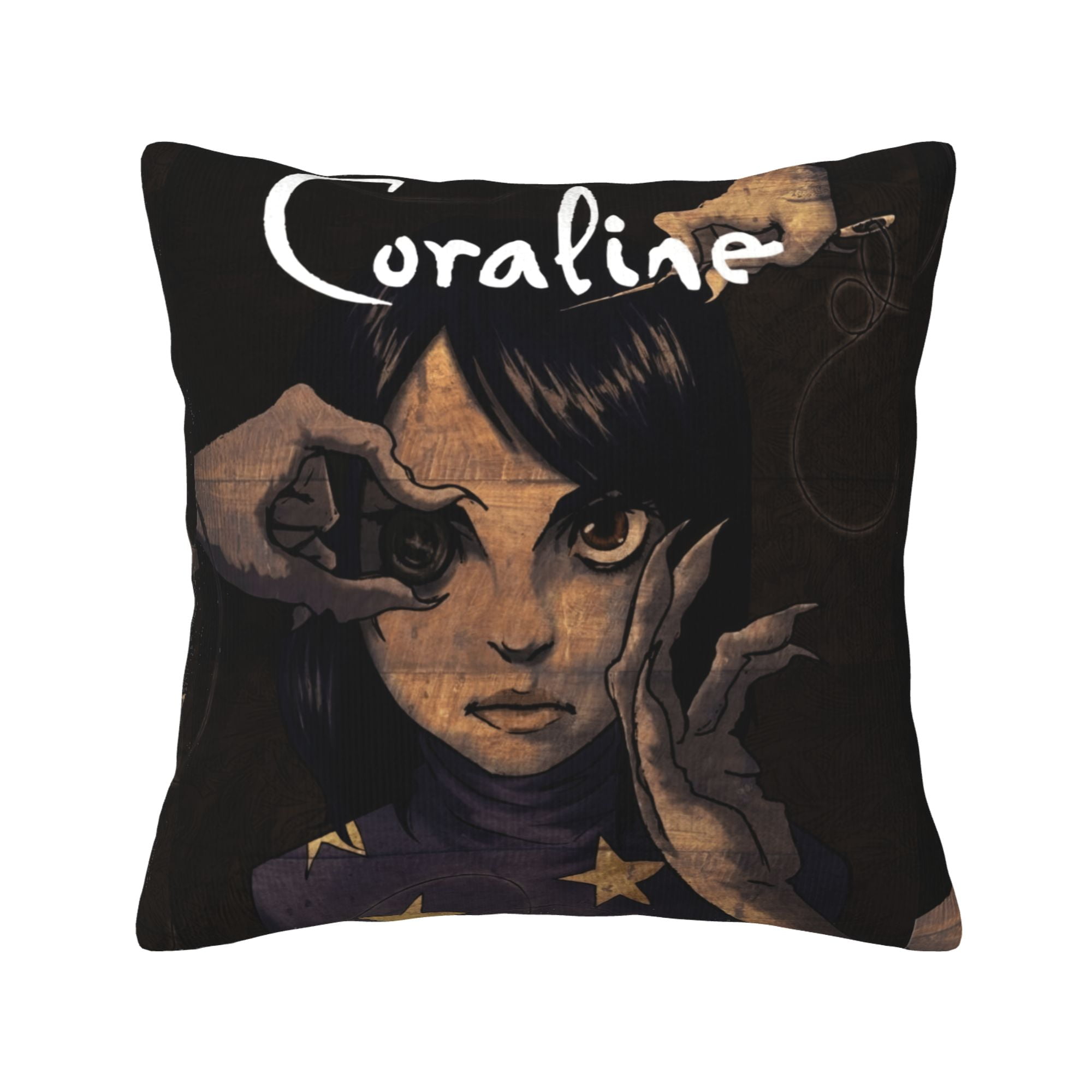 Coraline Throw Pillow Covers, Corduroy Decor Pillow Covers Fall ...