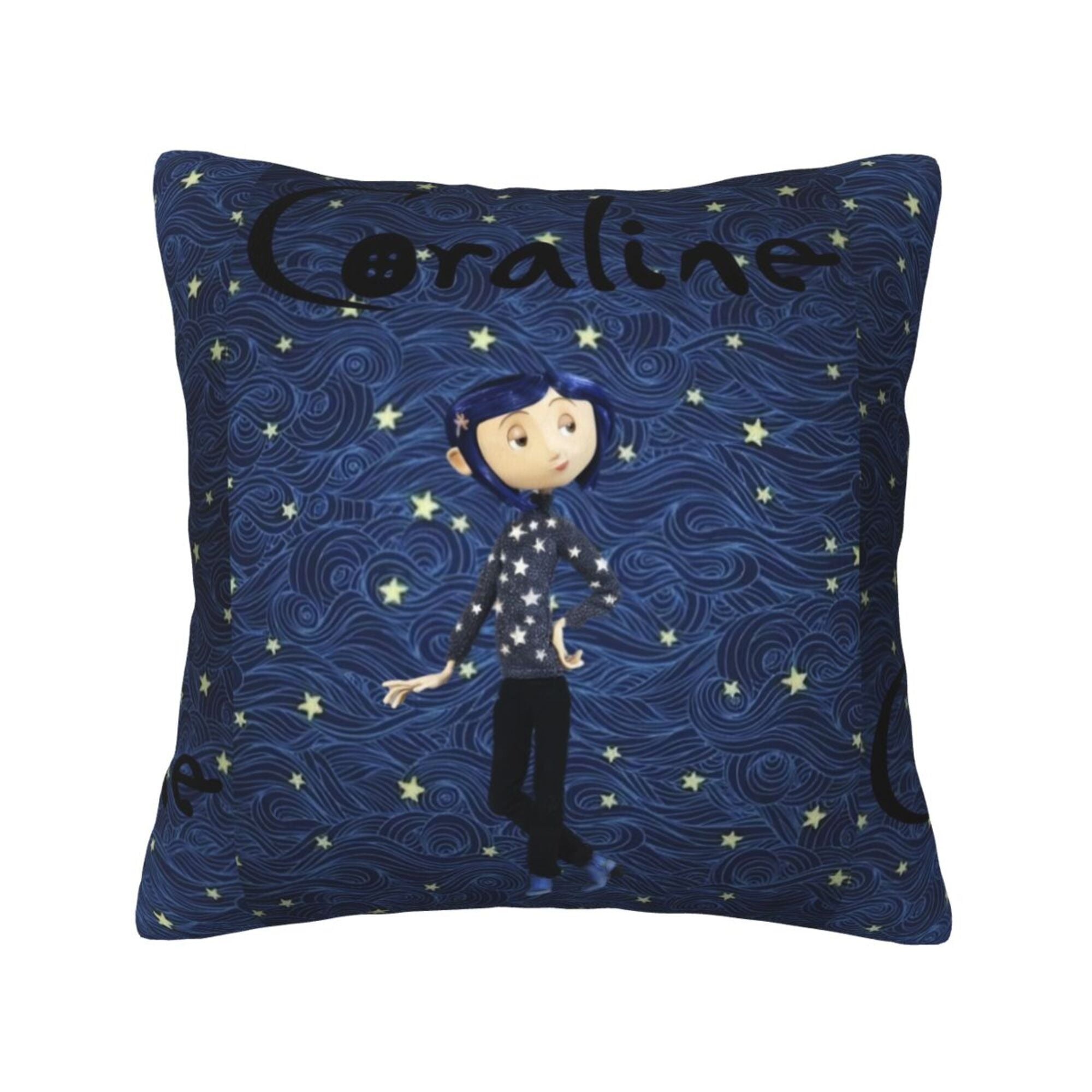 Coraline Throw Pillow Covers, Luxurious Velvet Decor Pillow Covers Fall Decorations Couch ...
