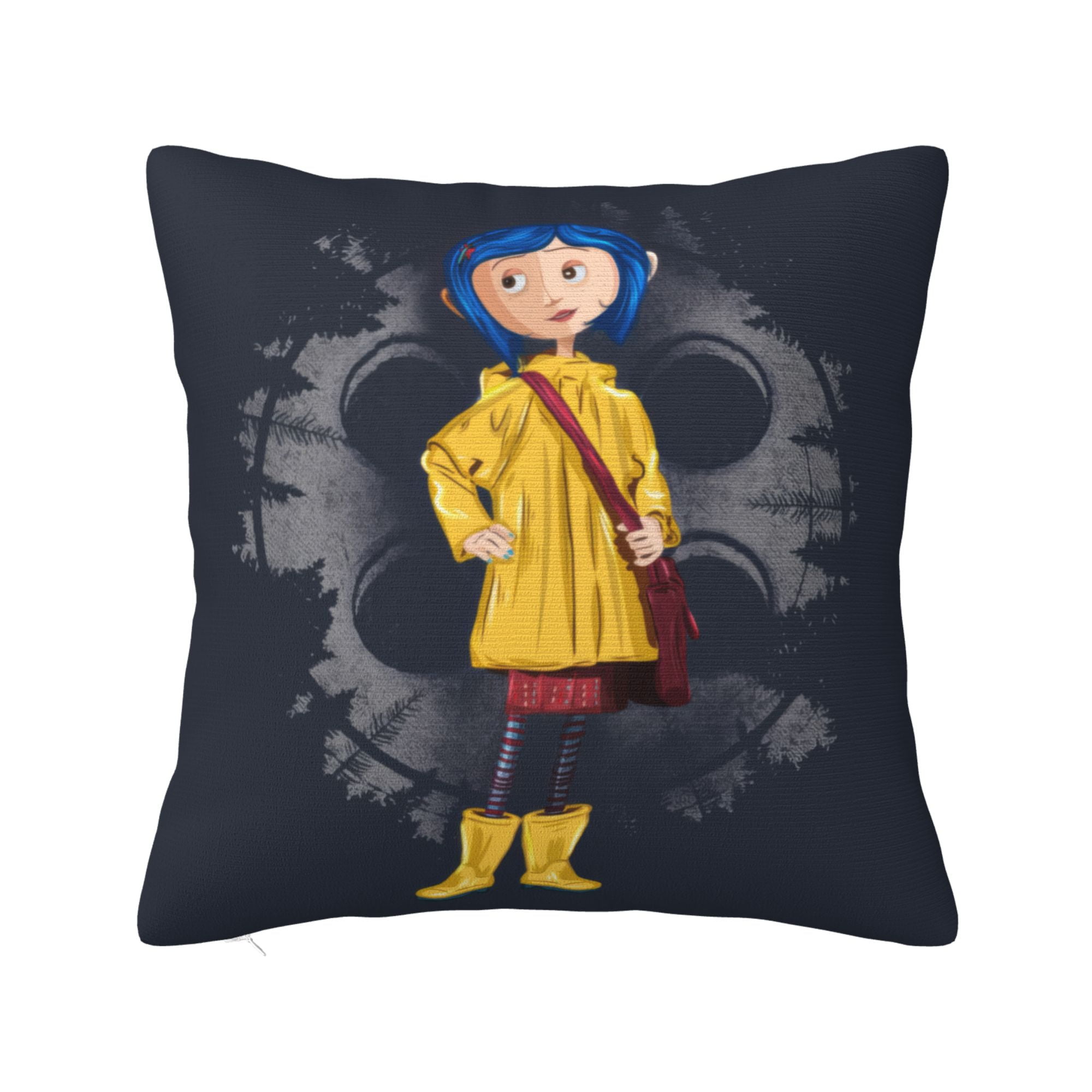 Coraline Throw Pillow Covers, Polyester Decor Pillow Covers Fall ...