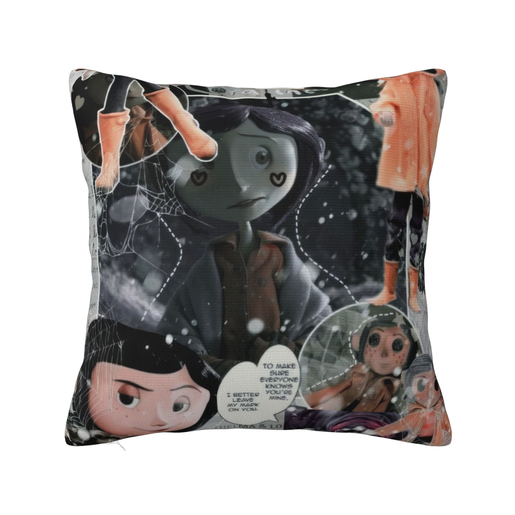 Coraline Throw Pillow Covers, Polyester Decor Pillow Covers Fall ...