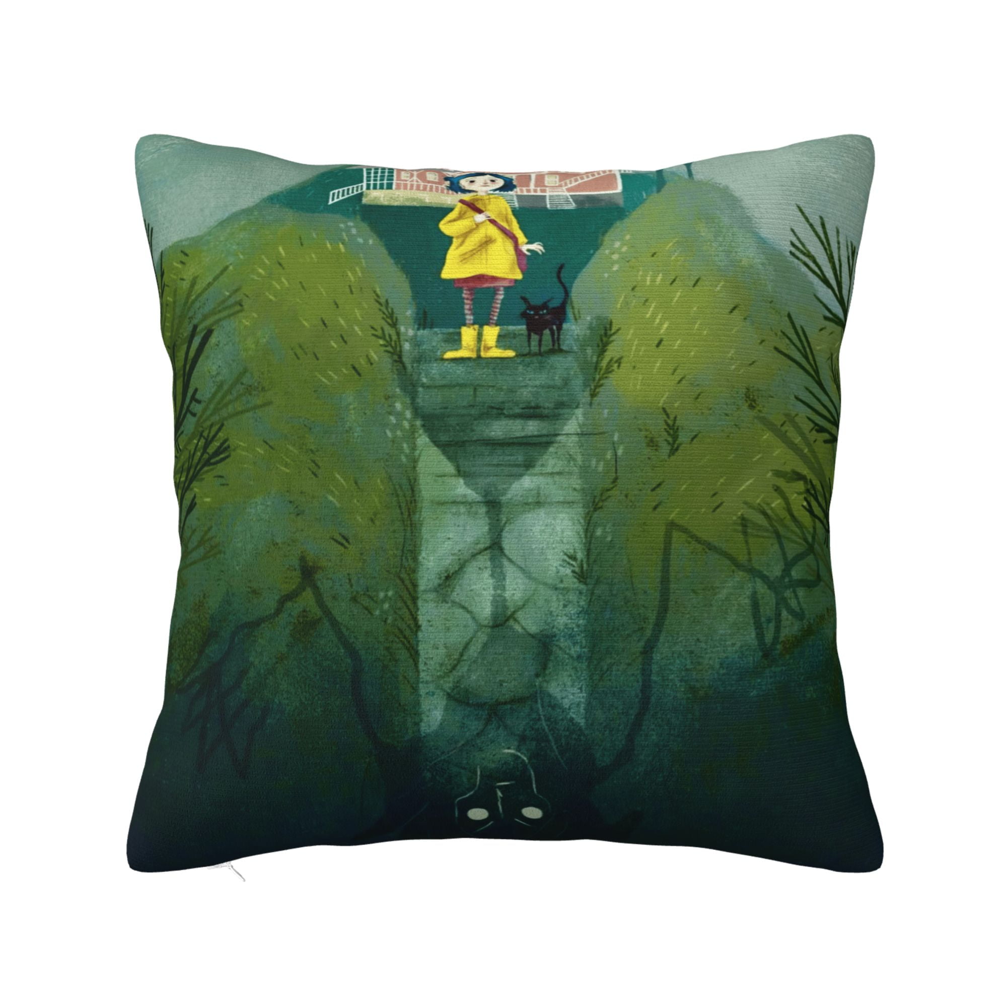 Coraline Throw Pillow Covers, Polyester Decor Pillow Covers Fall ...