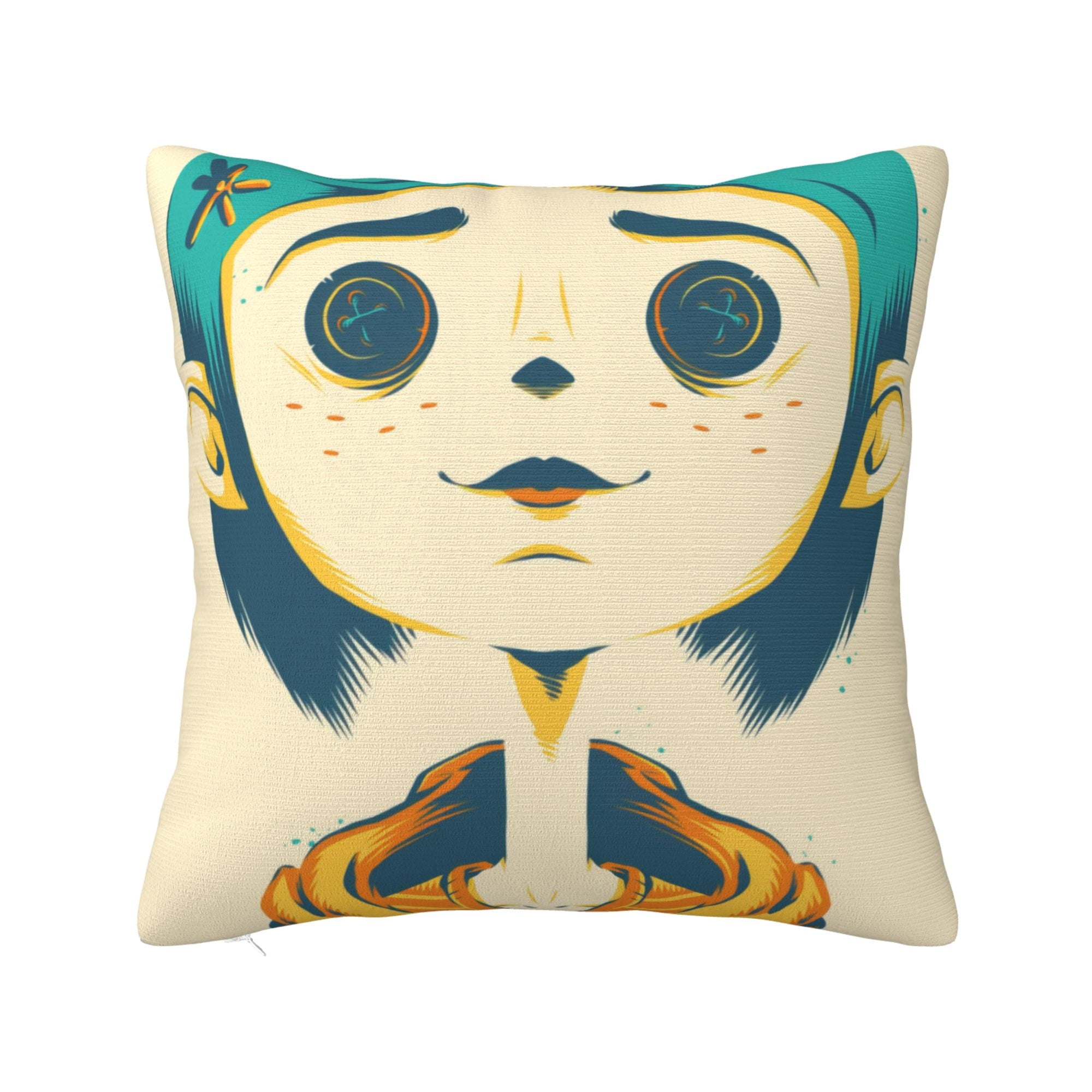 Coraline Throw Pillow Covers, Polyester Decor Pillow Covers Fall ...