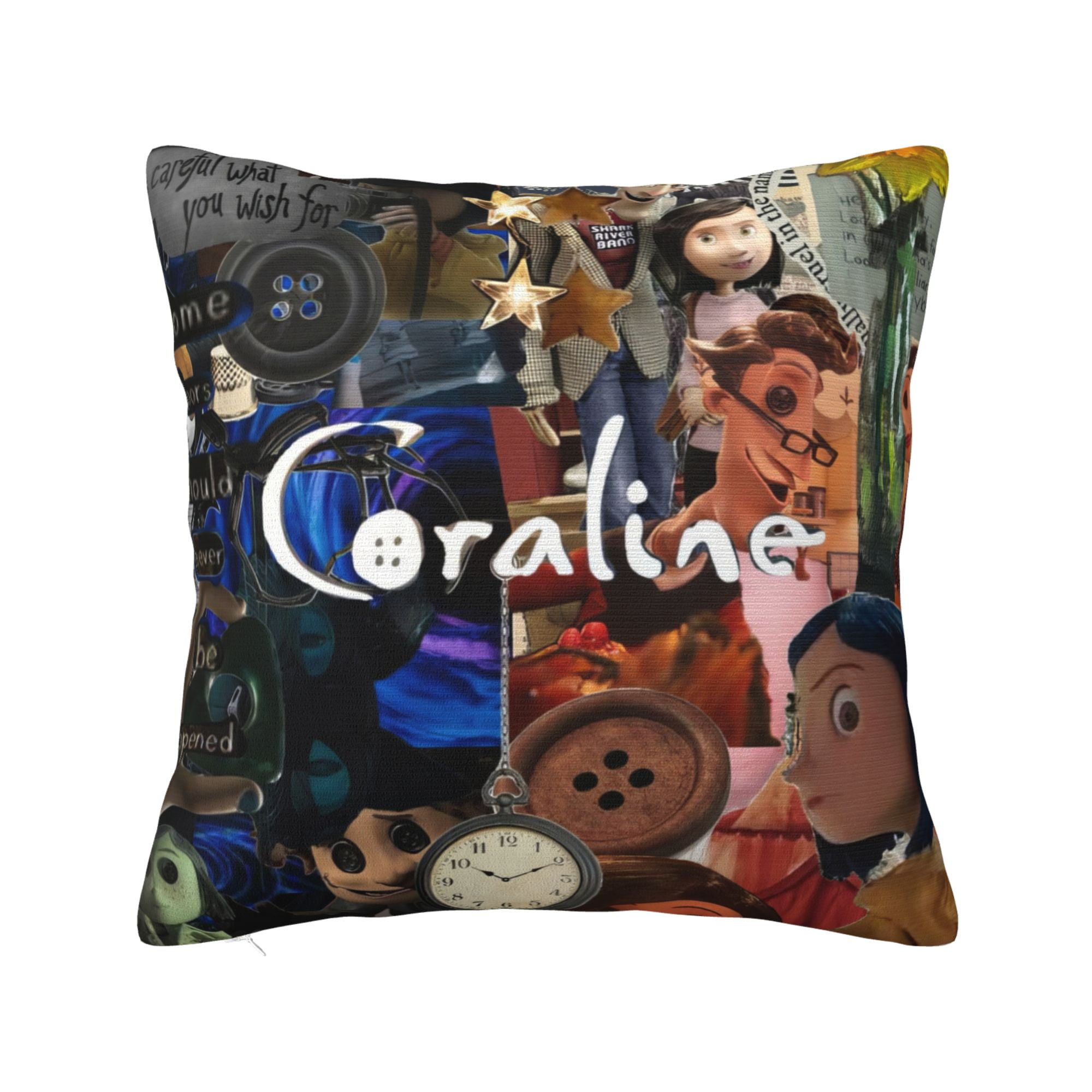 Coraline Throw Pillow Covers, Polyester Decor Pillow Covers Fall ...
