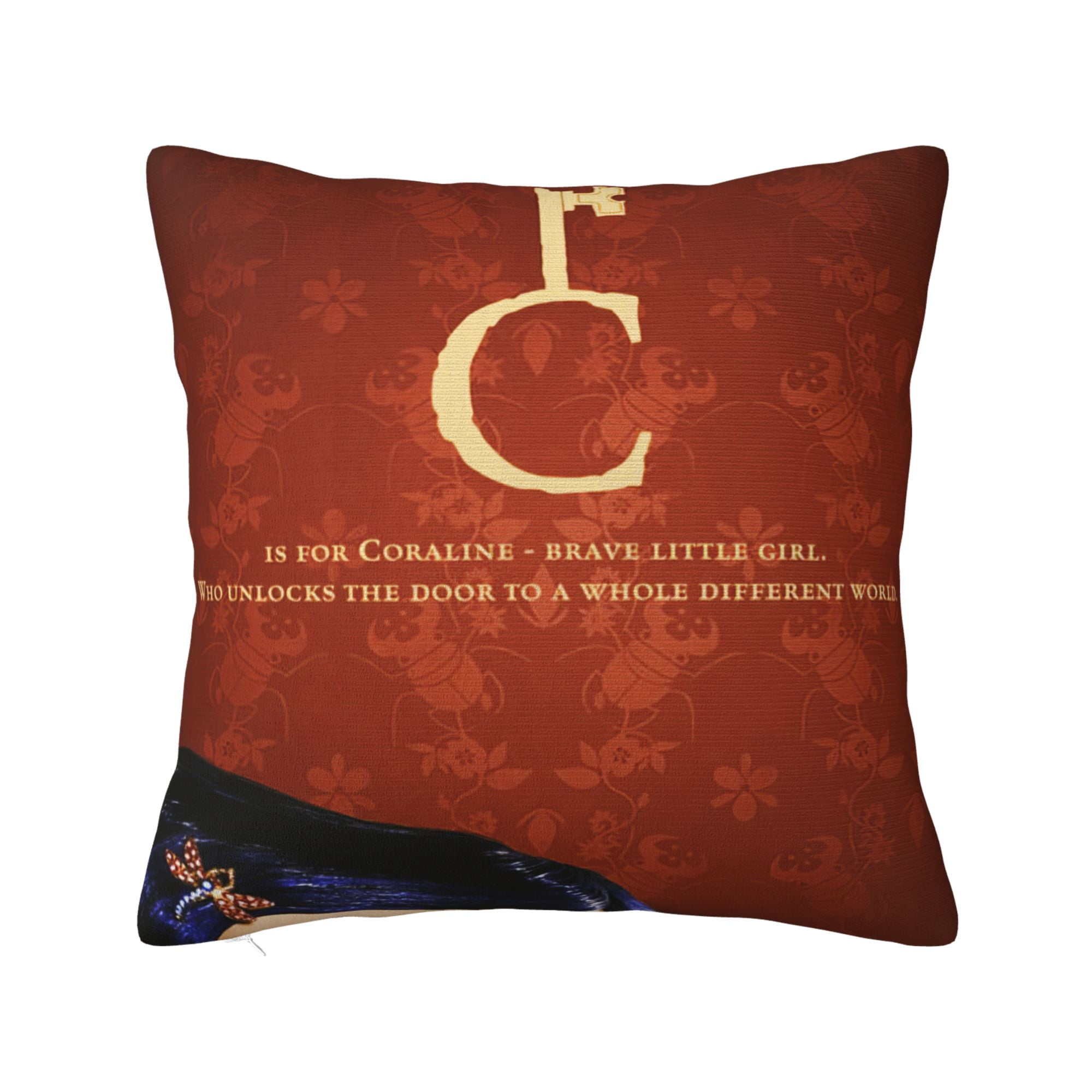 Coraline Throw Pillow Covers, Polyester Decor Pillow Covers Fall ...