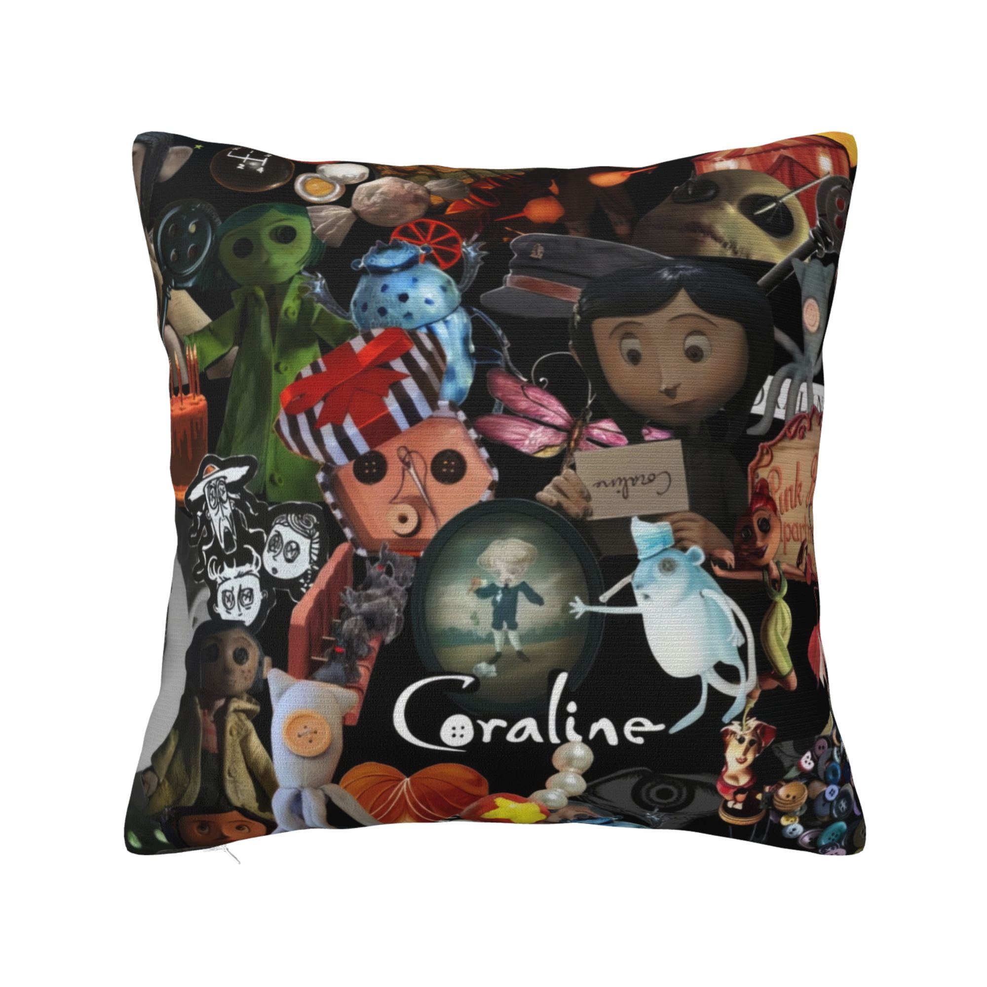 Coraline Throw Pillow Covers, Polyester Decor Pillow Covers Fall ...