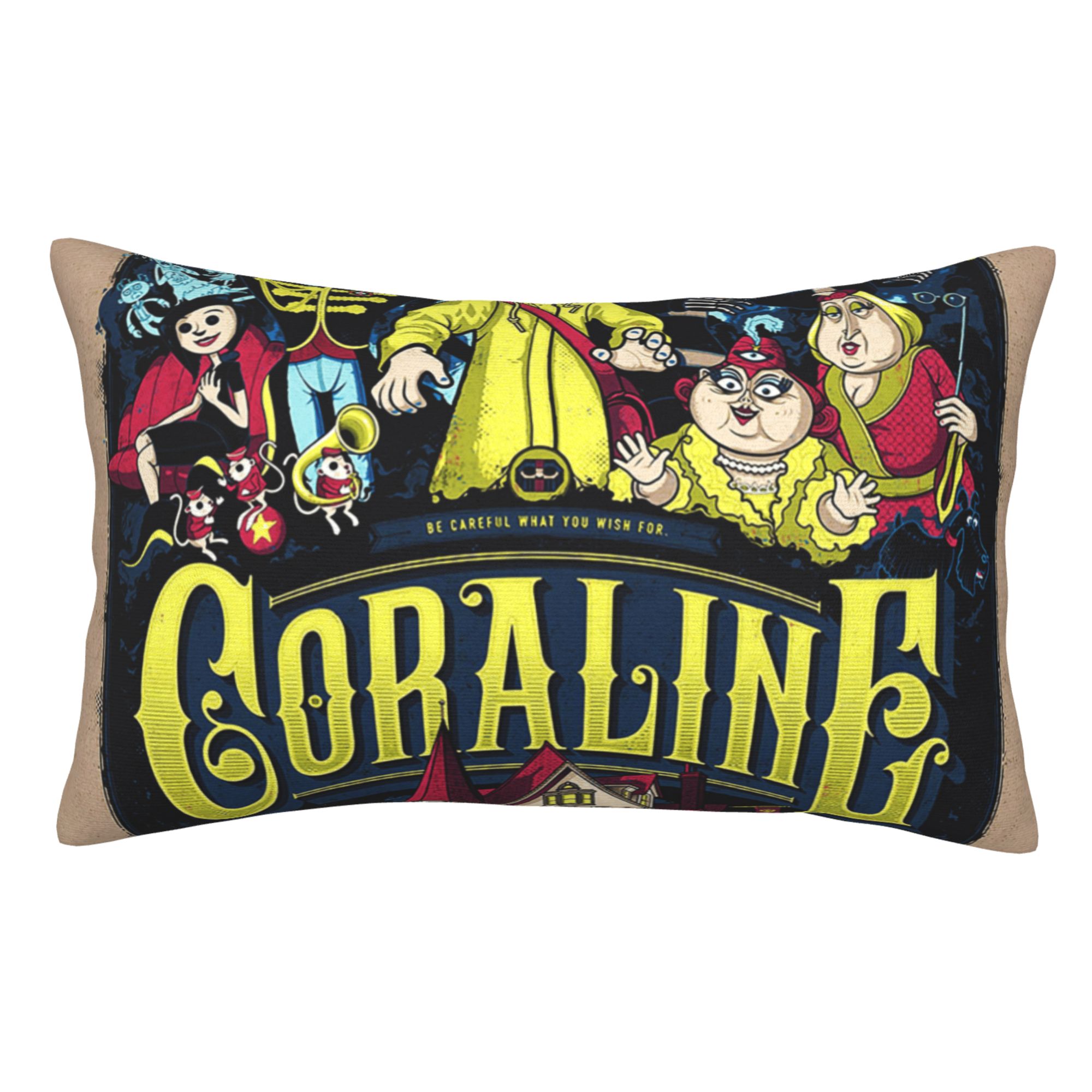 Coraline Throw Pillow Covers, Polyester Decor Pillow Covers Fall ...