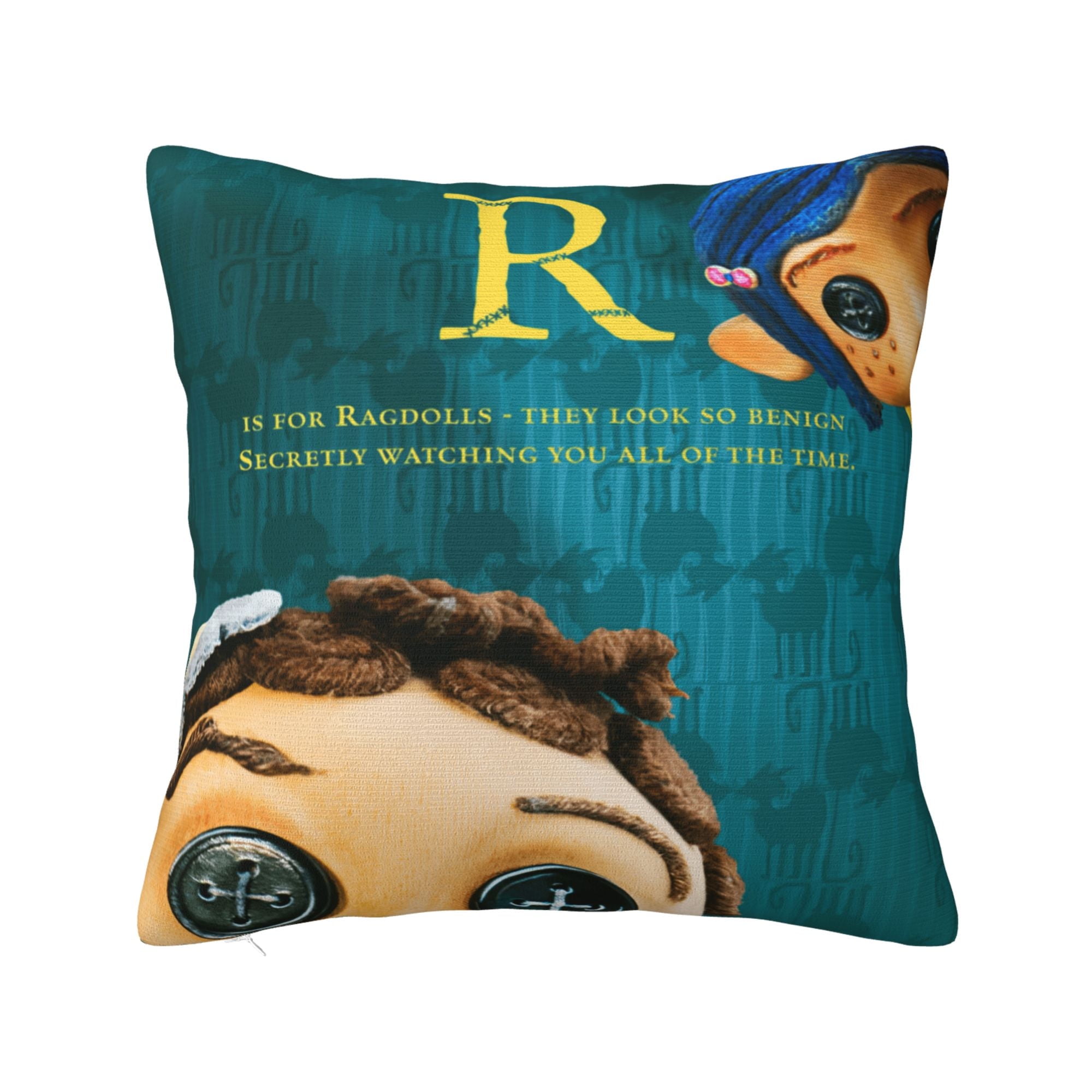 Coraline Throw Pillow Covers, Polyester Decor Pillow Covers Fall ...