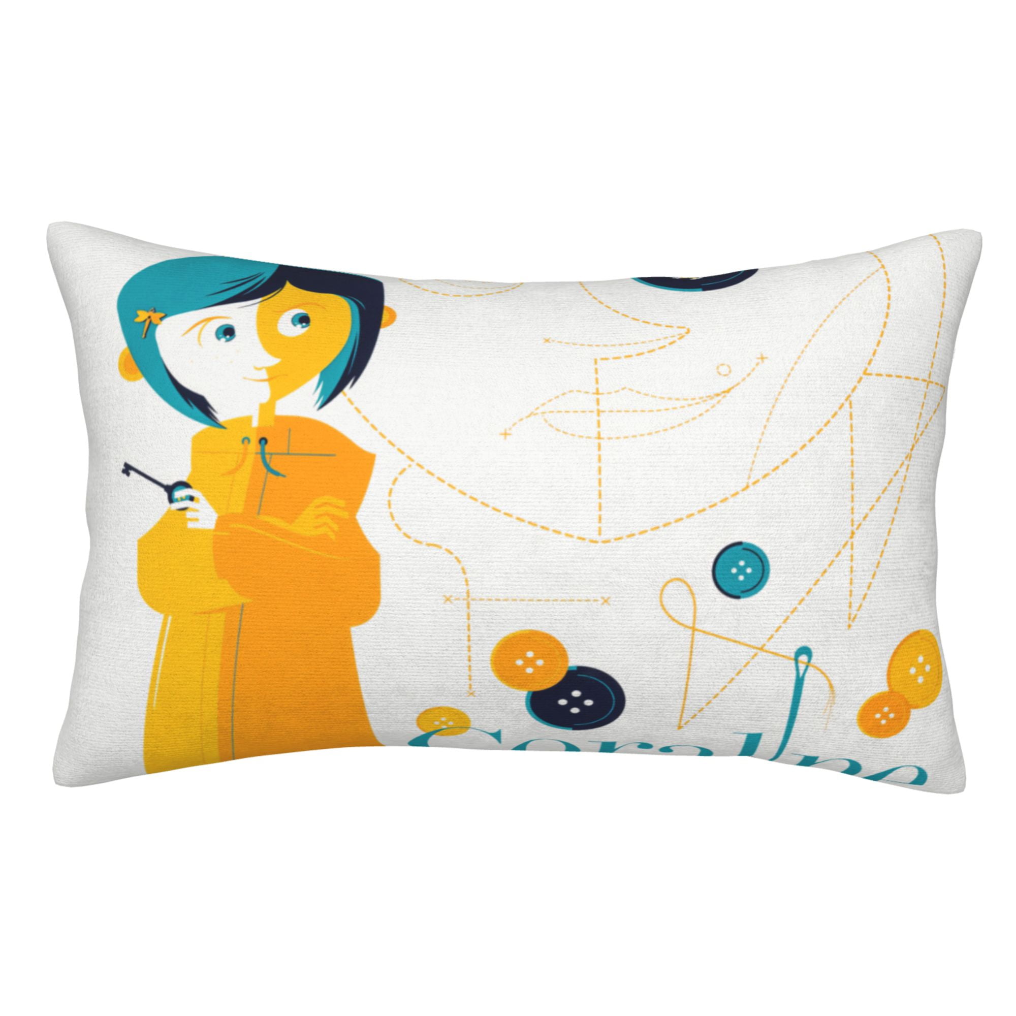 Coraline Throw Pillow Covers, Polyester Decor Pillow Covers Fall ...