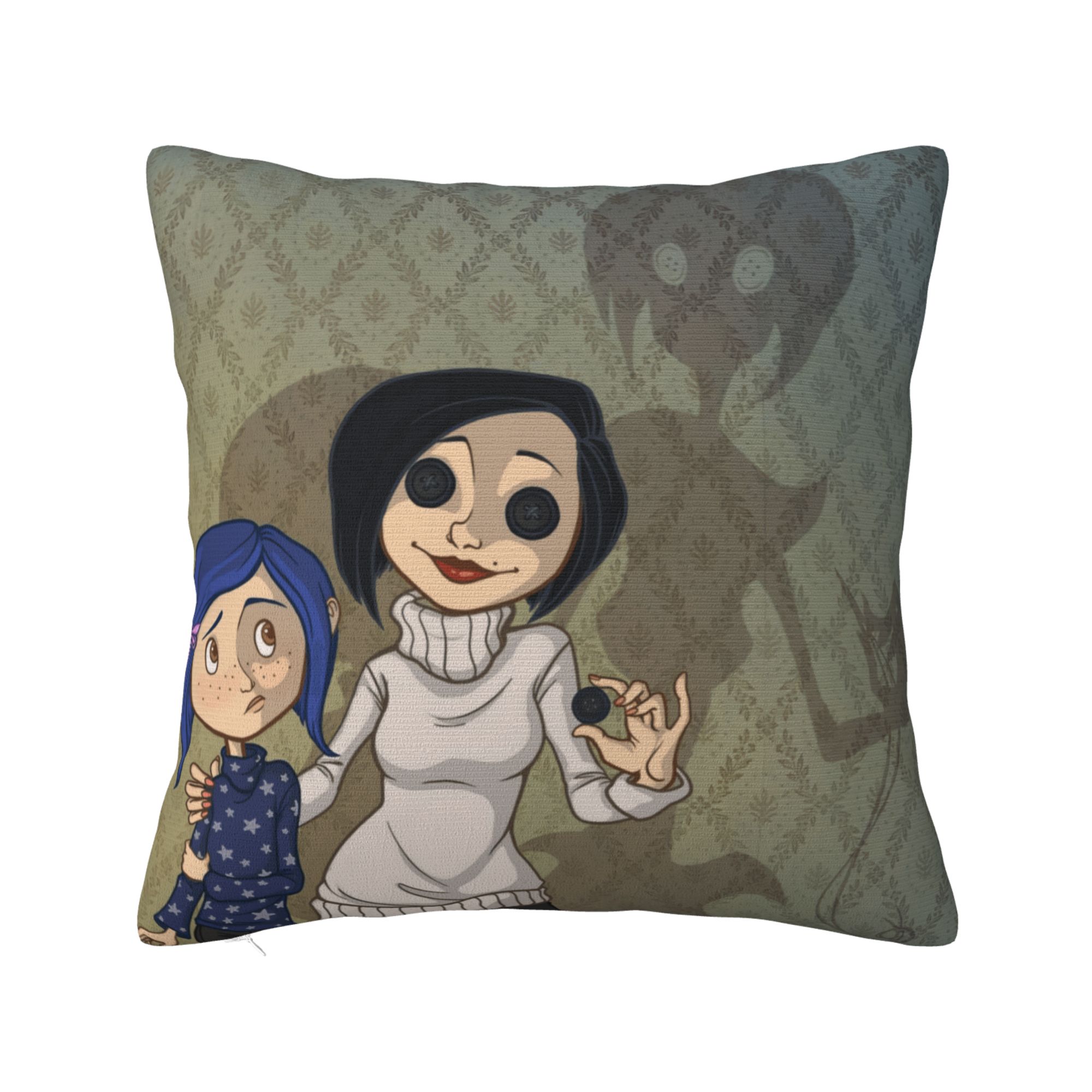 Coraline Throw Pillow Covers, Polyester Decor Pillow Covers Fall ...