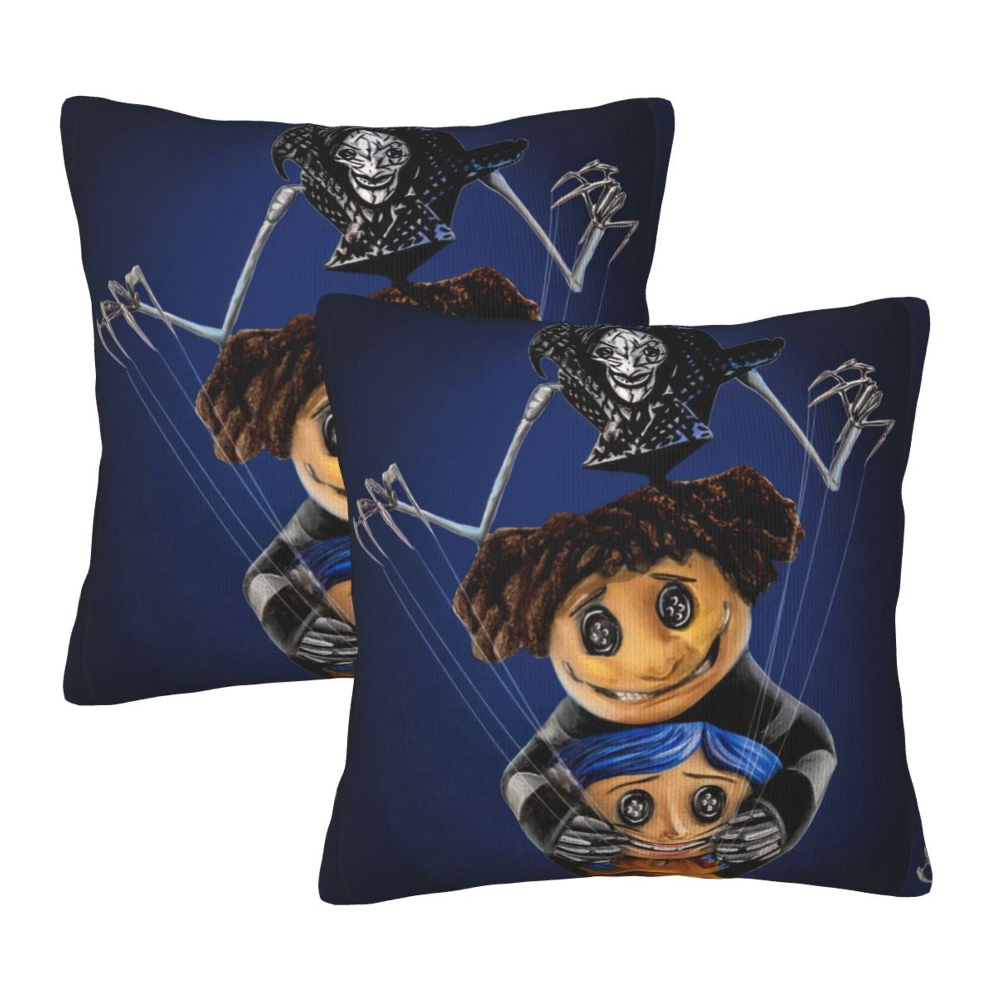 Coraline Throw Pillow Covers, Square Polyester Decor Pillow Covers Fall ...