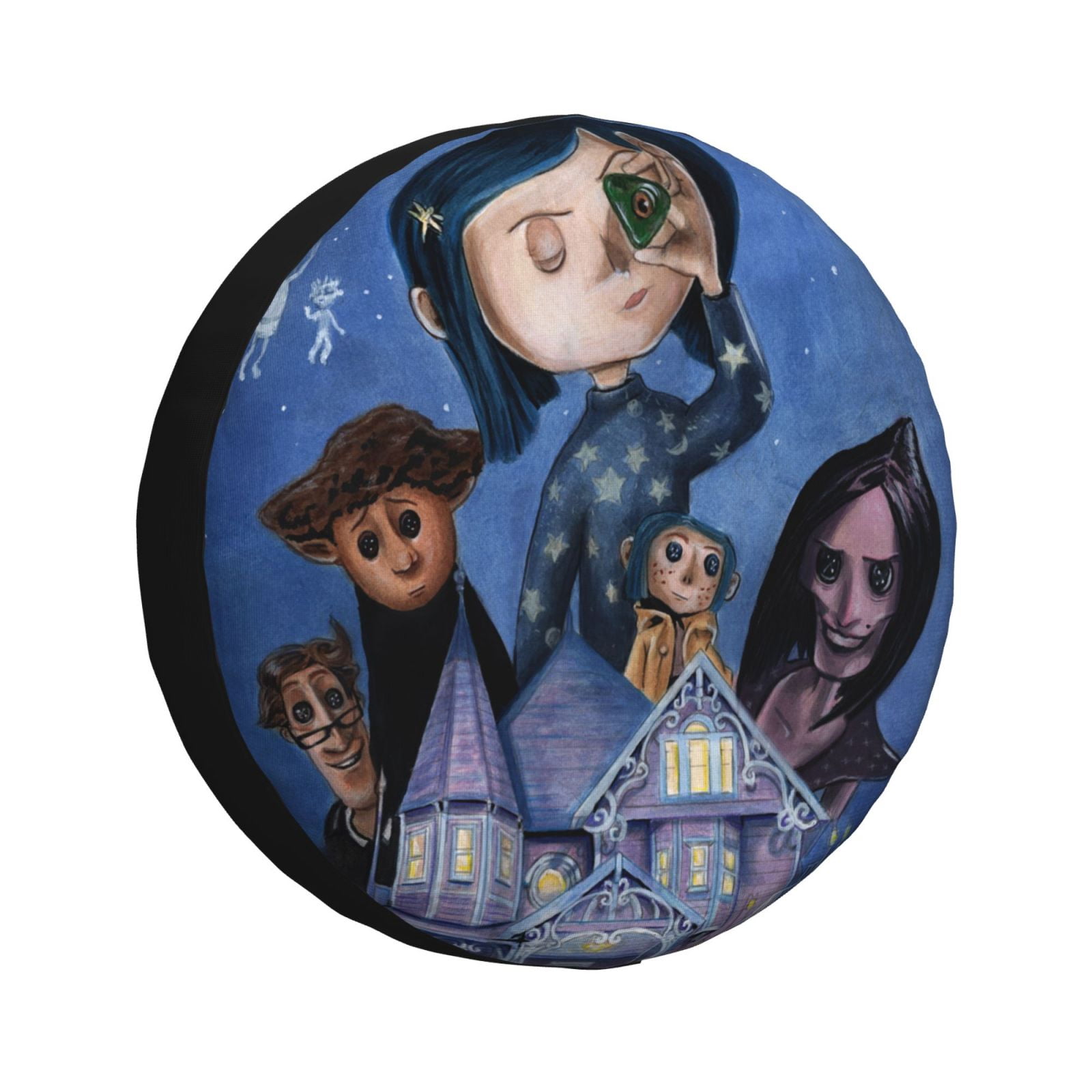Coraline Tire Cover Printed Spare Tire Wheel Cover Weatherproof Wheel ...