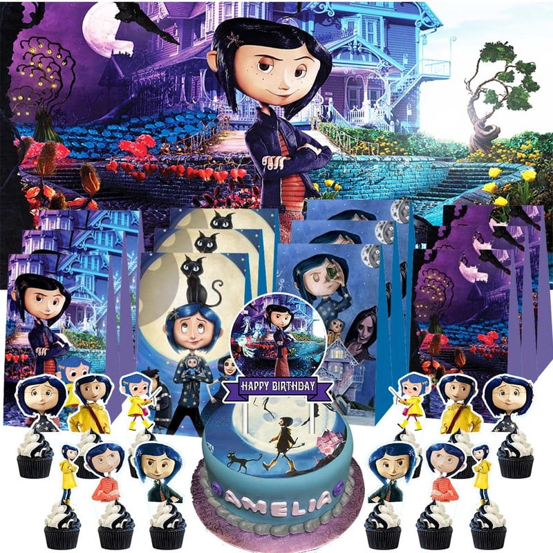 Coraline Treat Bags Candy Decorations Party Favor Supplies Birthday ...