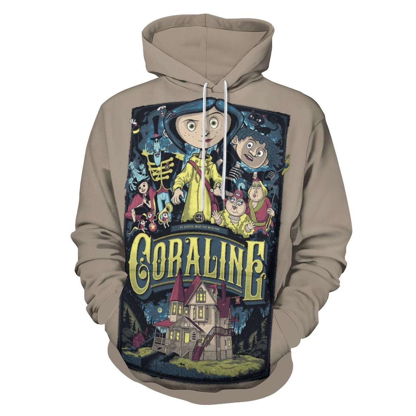Coraline Unisex Sweatshirts Fashion Sweater for Men Women Pullover ...