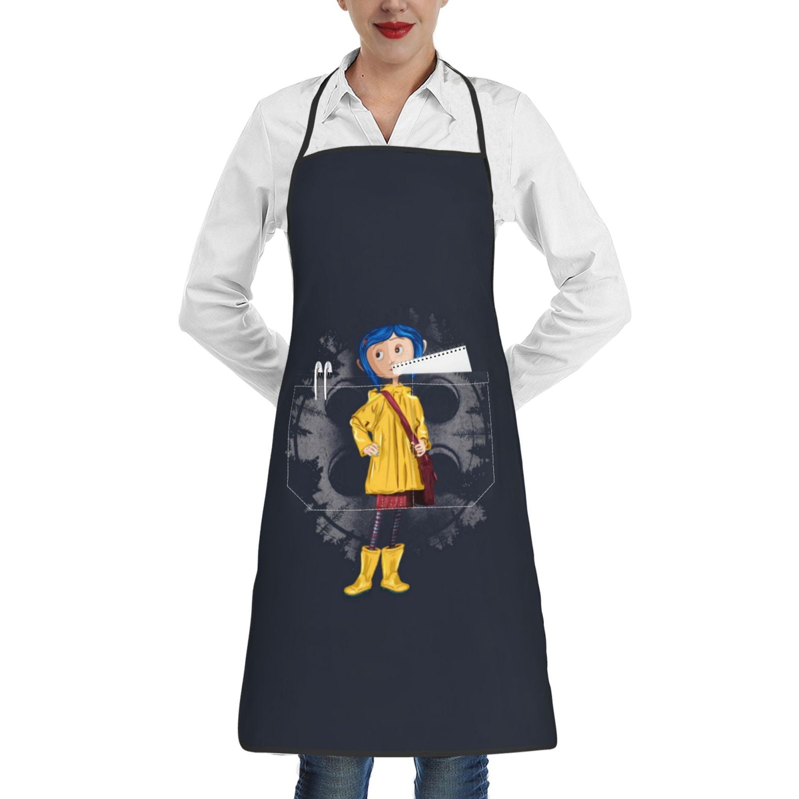 Coraline Waterproof Apron Home Decor Kitchen Fashion Apron For Waiter ...