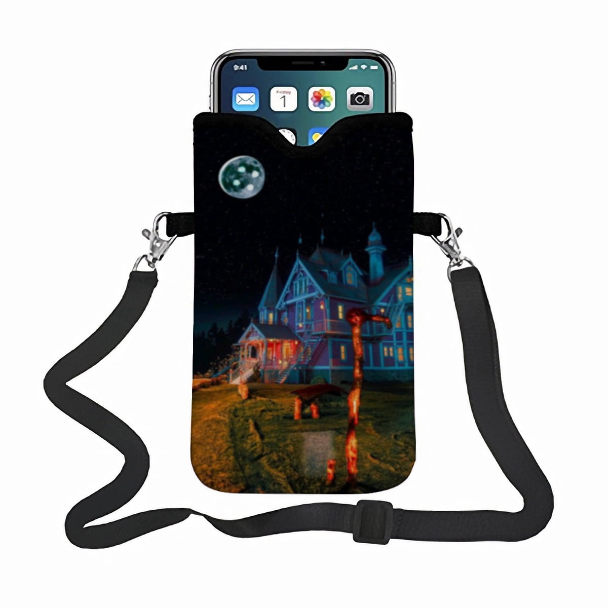 Coraline phone satchel, featuring an adjustable strap small bag ...