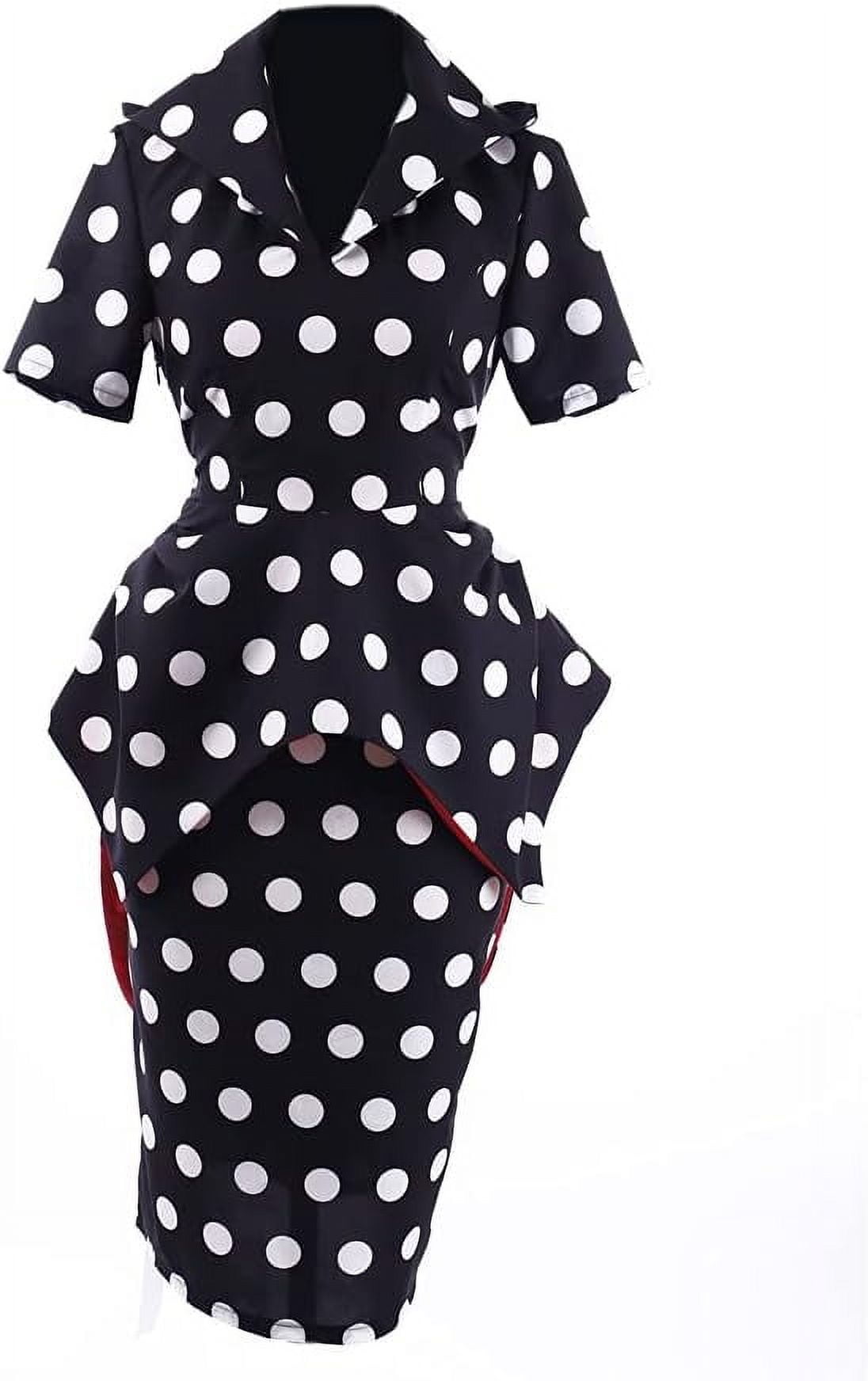 Coraline the Other Mother Polka Dot Dress Women's Beldam Retro Vintage ...