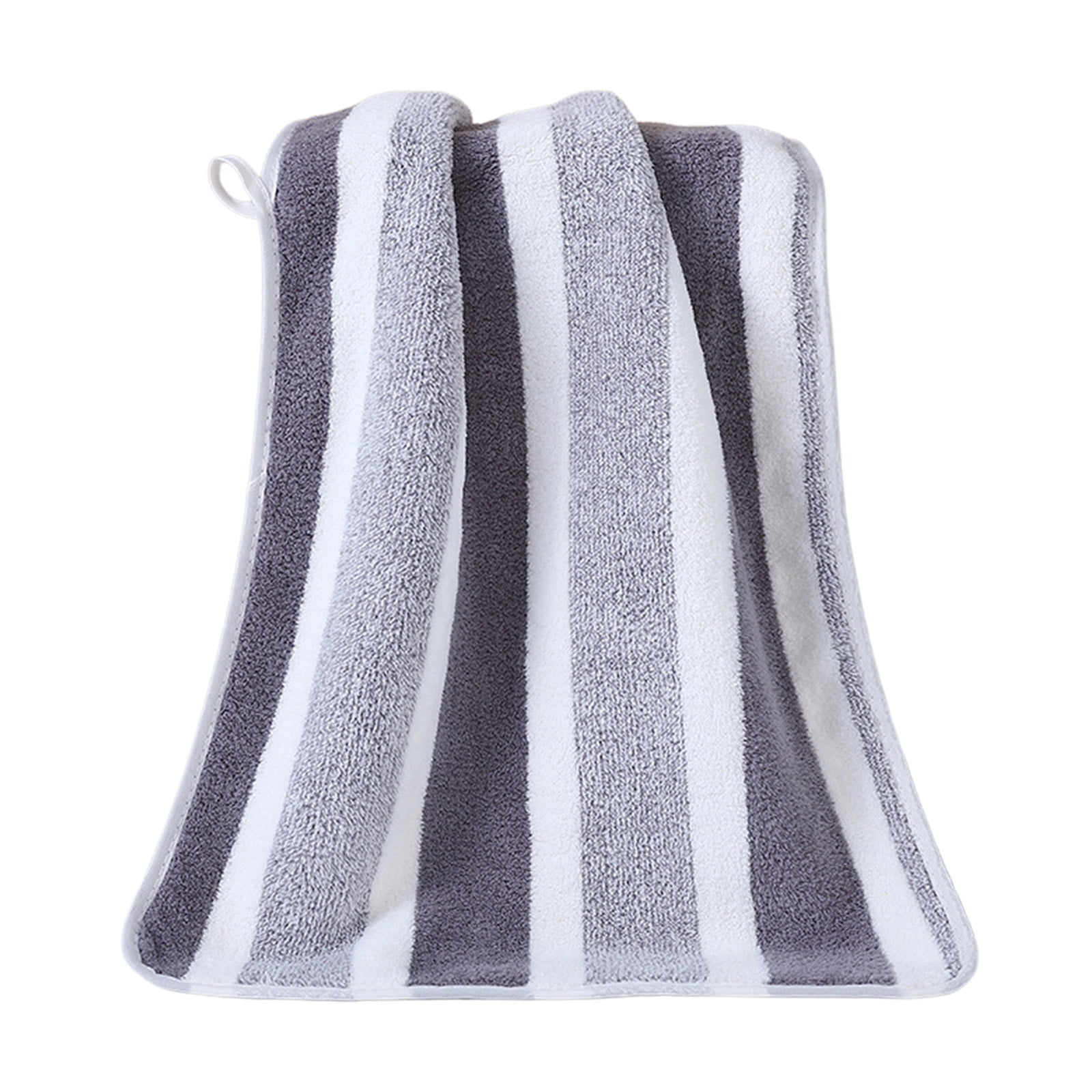 Corals Fleece Towel with Large Strips and Absorbent Edges for Men and ...