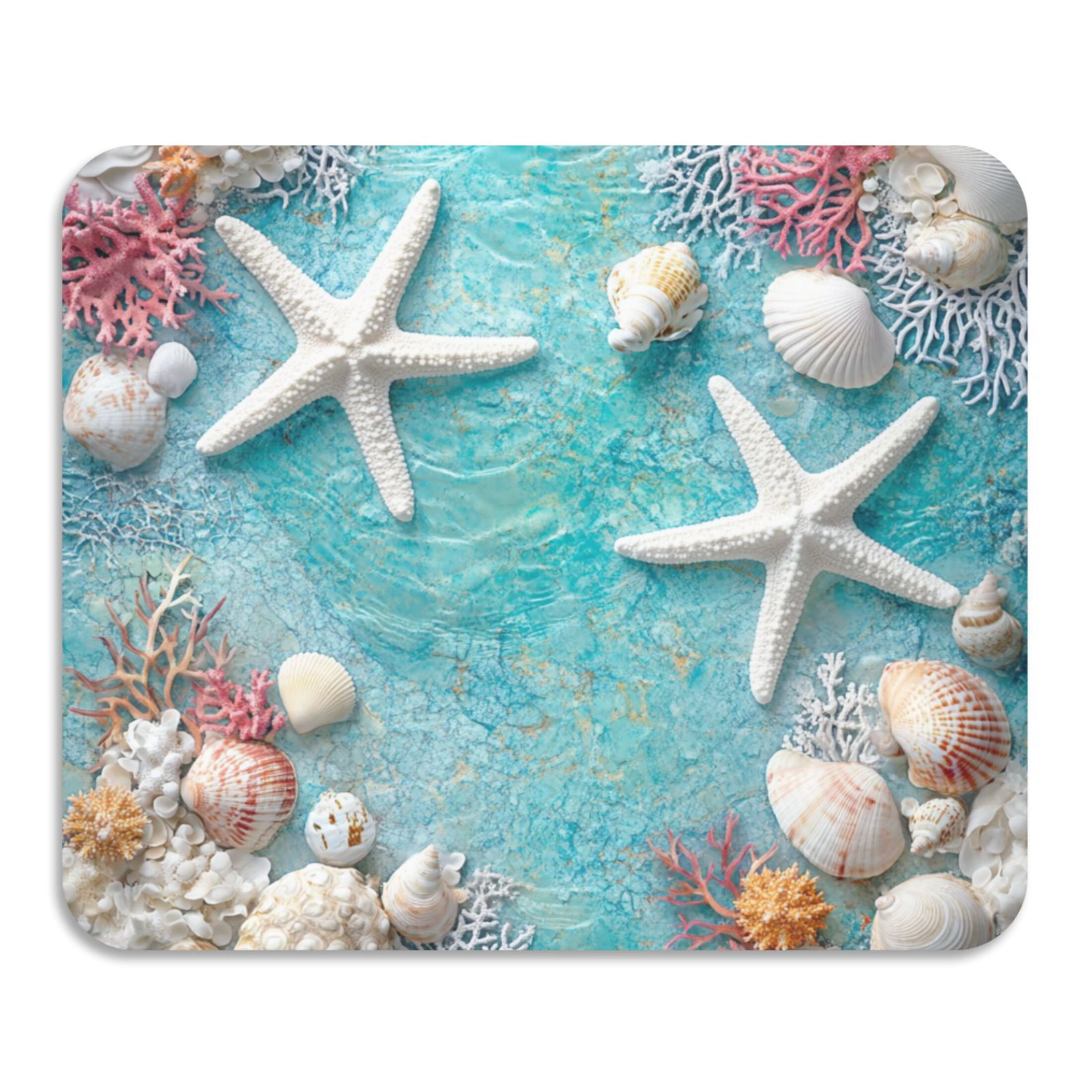 Corals Shells Starfishes Diatomite Dish Drying Mat Drain Pad for ...