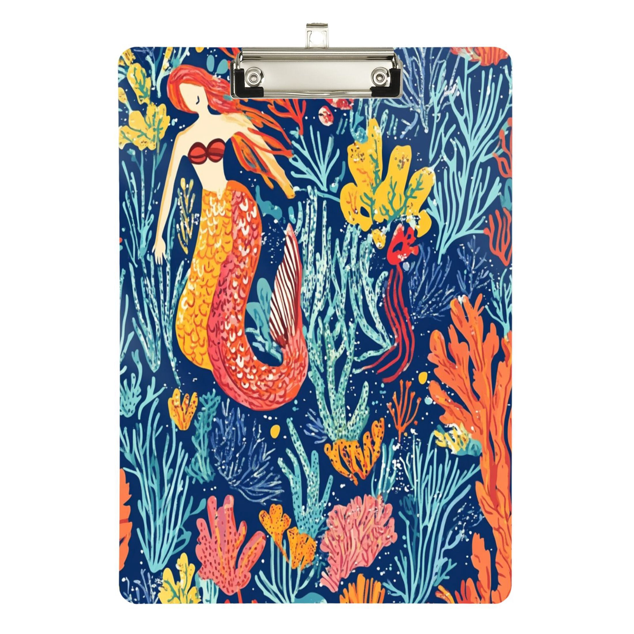 Corals and Seaweed Acrylic Clipboards A4 Standard Size Clipboard 12.5" X 9" Clip Board for ...