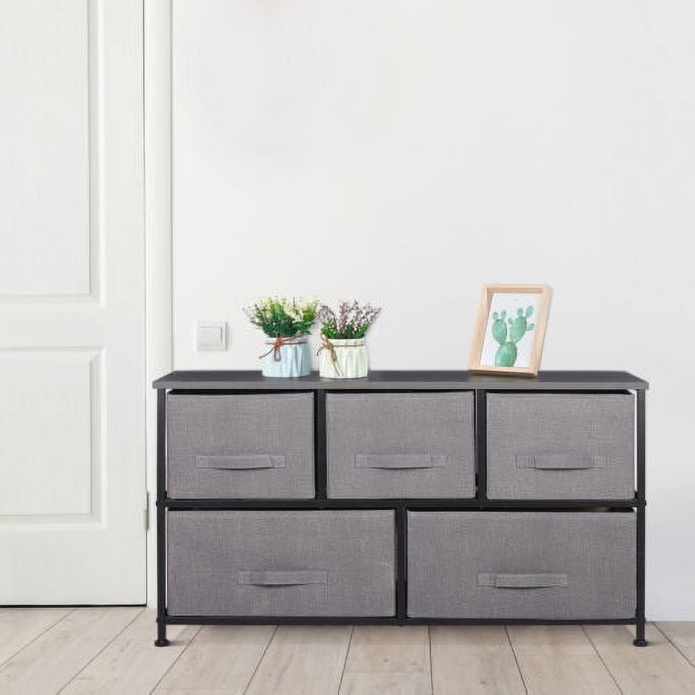 Coraluna 4/5/6/8/9 Drawers Dresser Fabric Chest of Drawers Storage ...