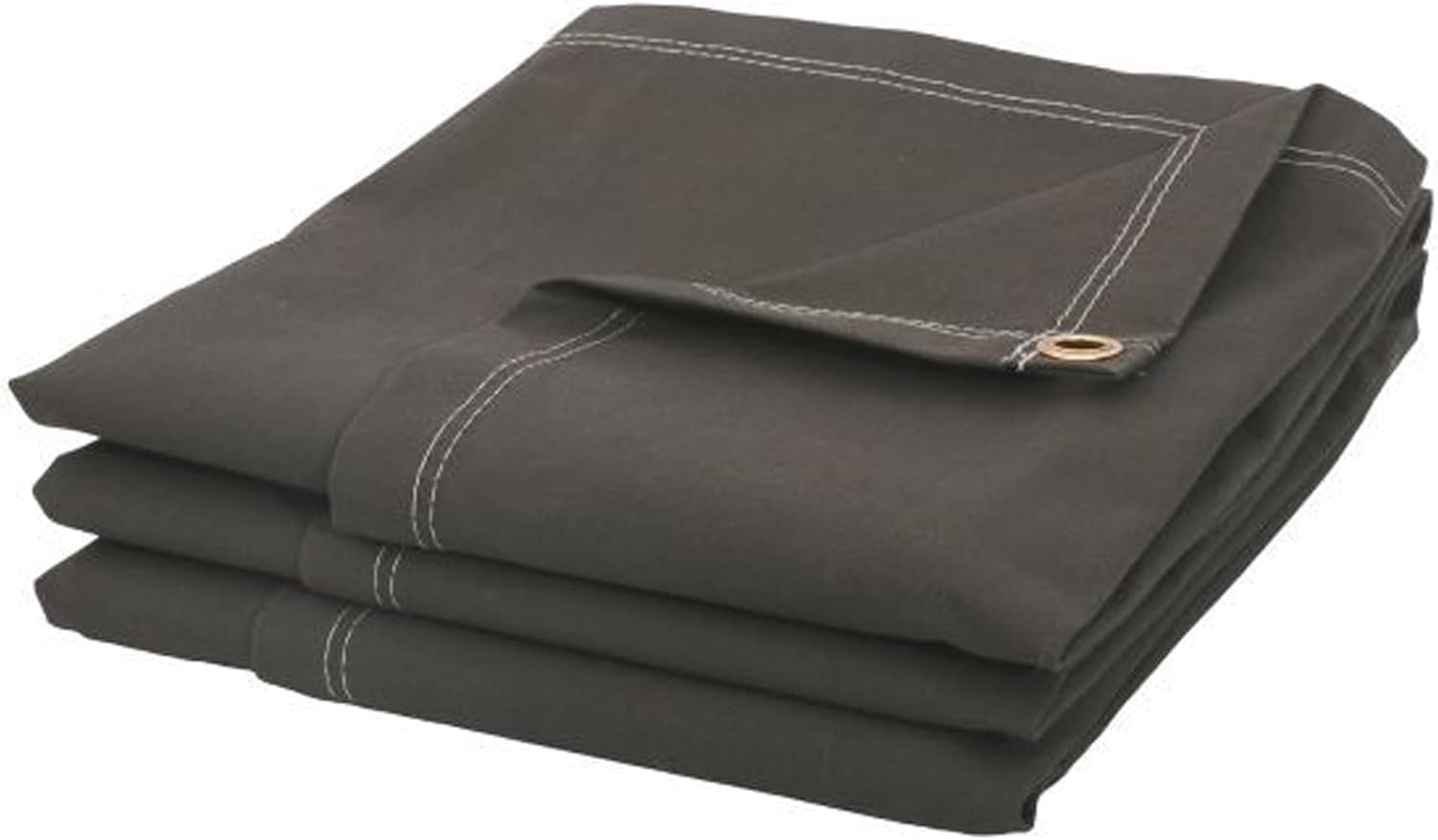 Coraluna 6x8 ft Fire Retardant Canvas Tarp | 18 MIL Heavy Duty, Flame ...