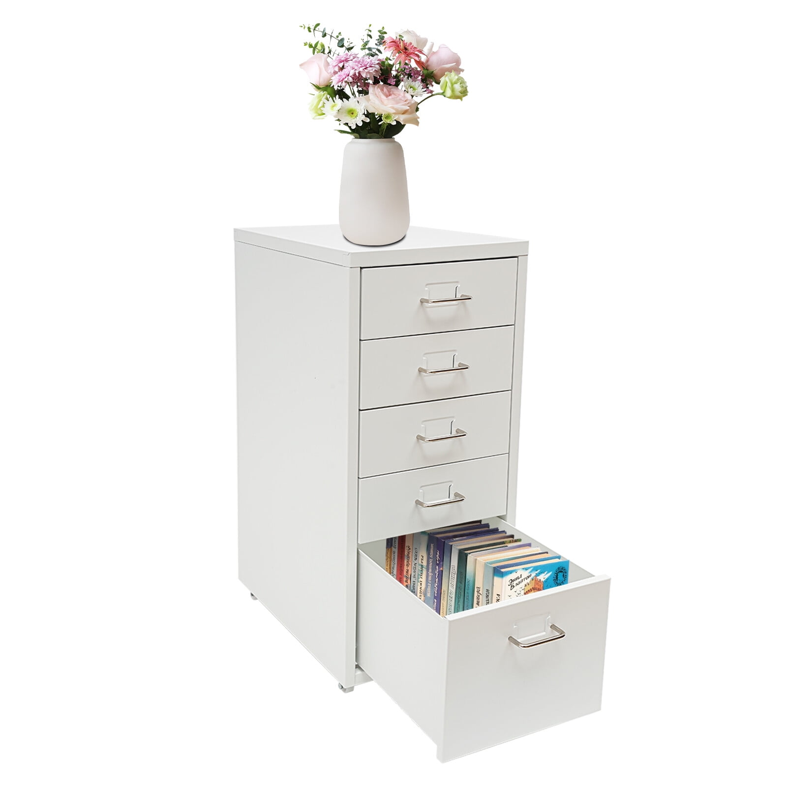 Coraluna Metal Vertical File Storage Cabinet, 5 Drawer Vertical Filing ...