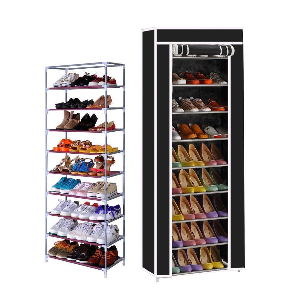 Coraluna Portable Shoe Rack Shelf Storage Closet Home Organizer Cabinet ...