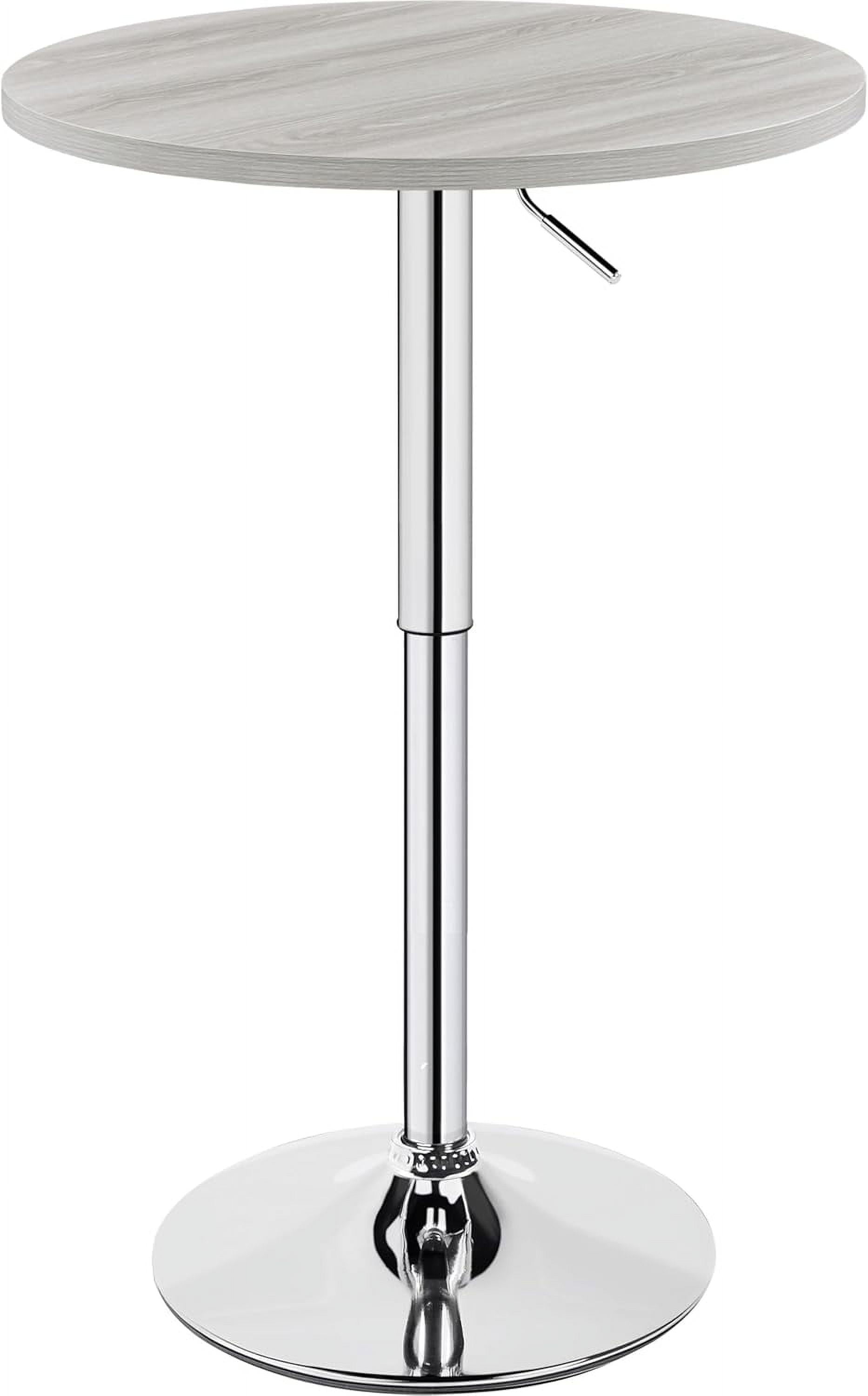 Coraluna Round Bar Table, Adjustable Height and 360° Swivel Bar Tables ...