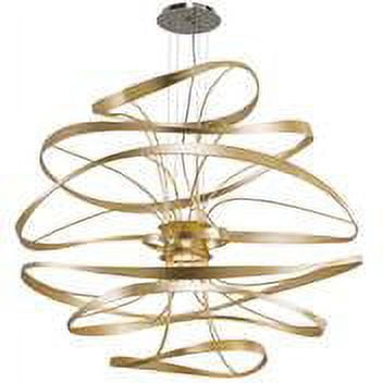 Corbett Lighting 216-44 Calligraphy 42" 2 Light Pendant in Gold Leaf ...