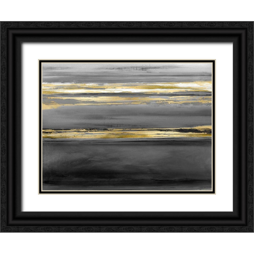Corbin, Allie 32x25 Black Ornate Wood Framed with Double Matting Museum ...