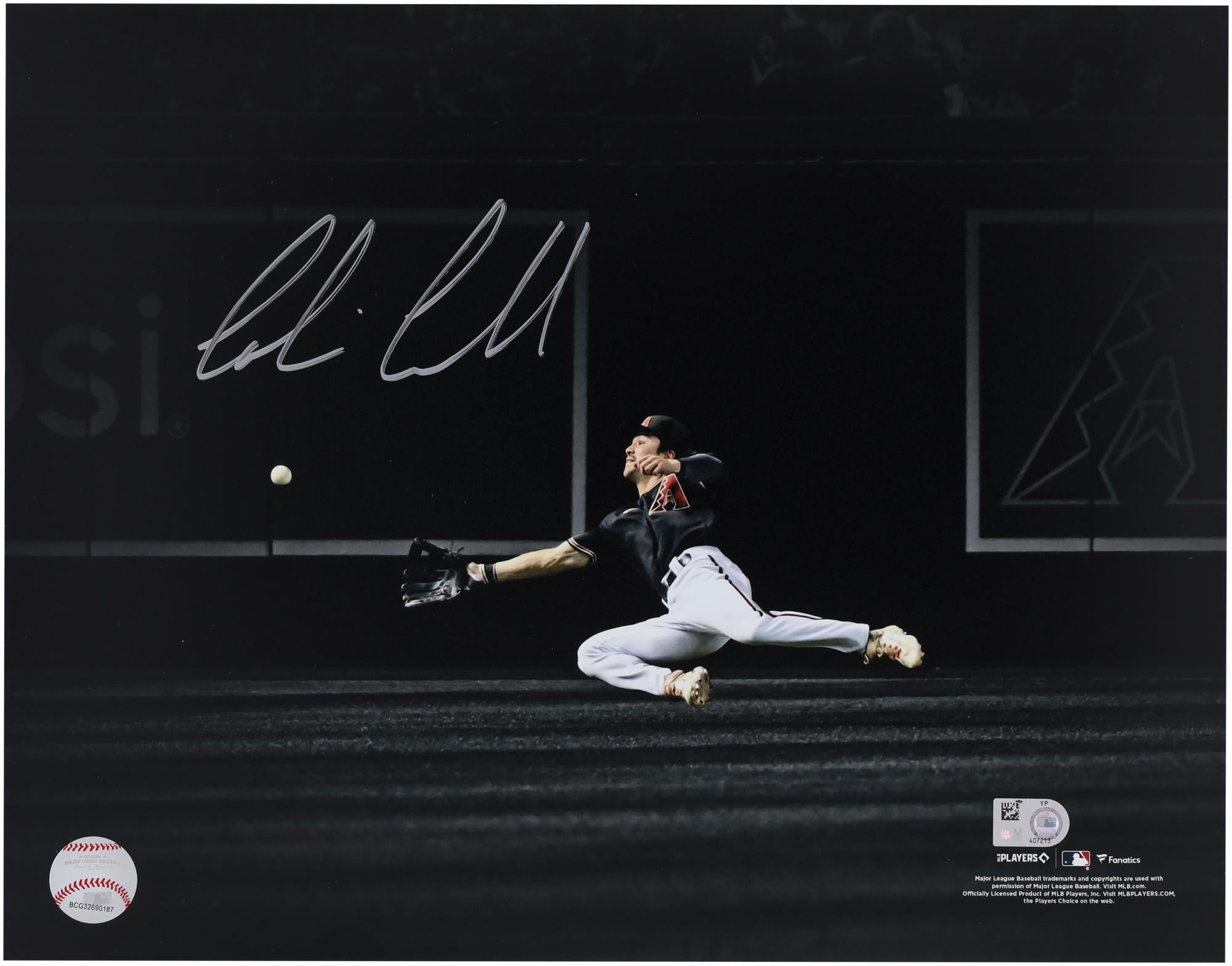 Corbin Carroll Arizona Diamondbacks Autographed 11" x 14" Diving Catch ...