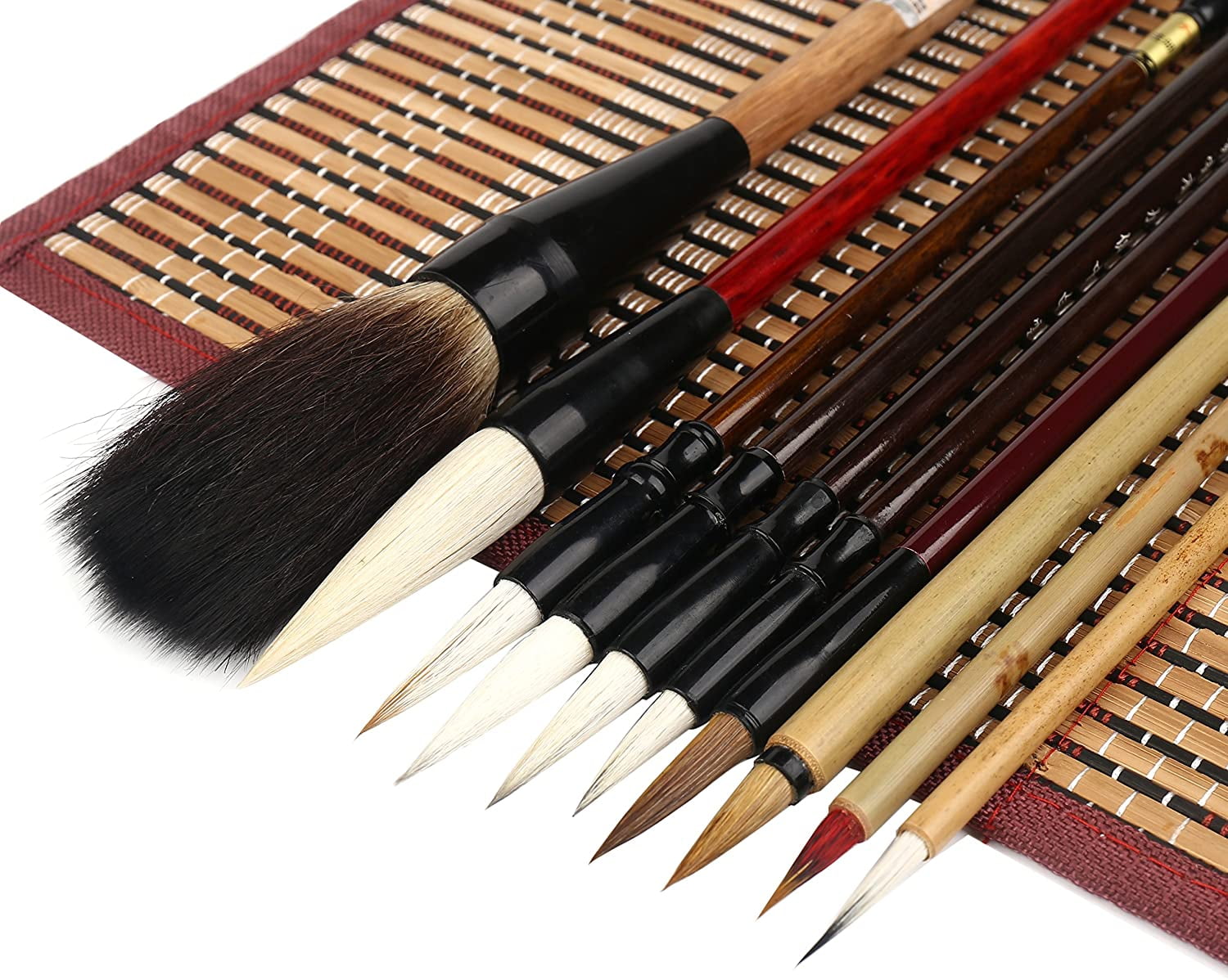 Corciosy Shanlian Hubi Writing Brush Chinese Calligraphy Brush Set ...