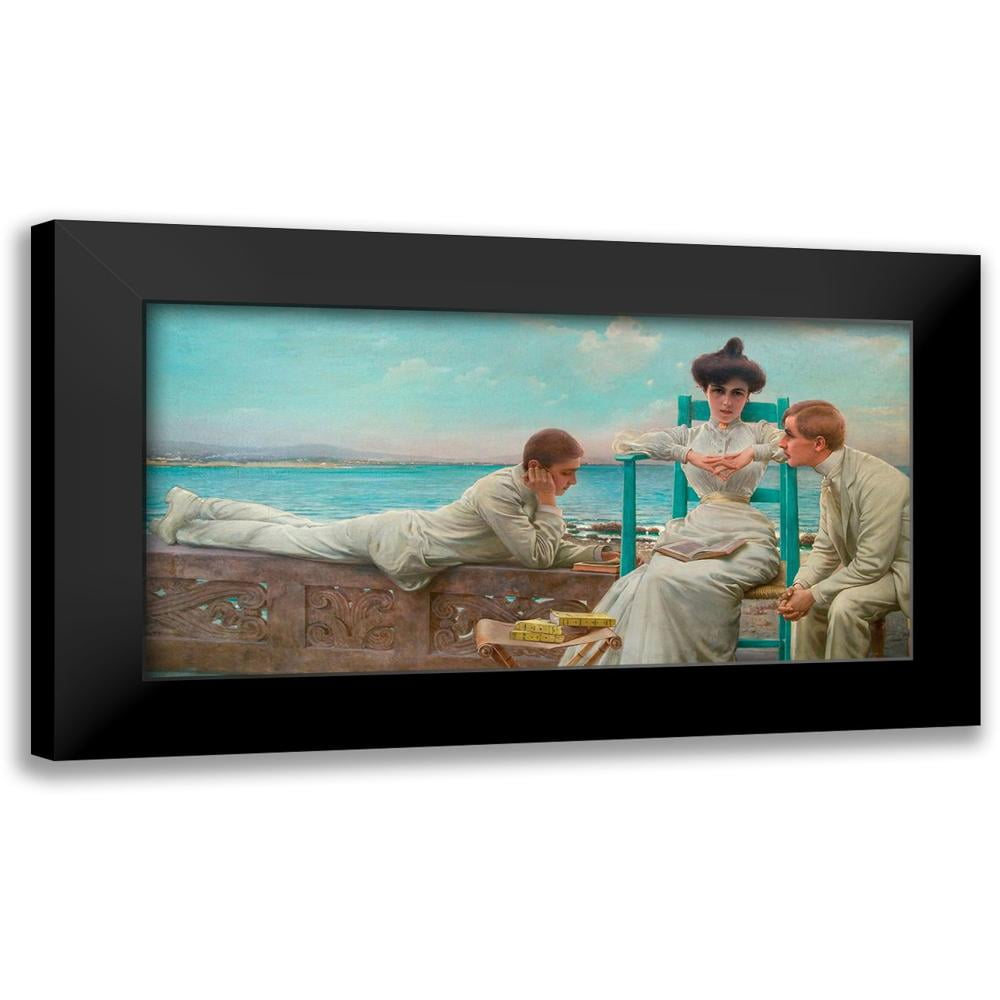 Corcos, Vittorio Matteo 24x14 Black Modern Framed Museum Art Print ...