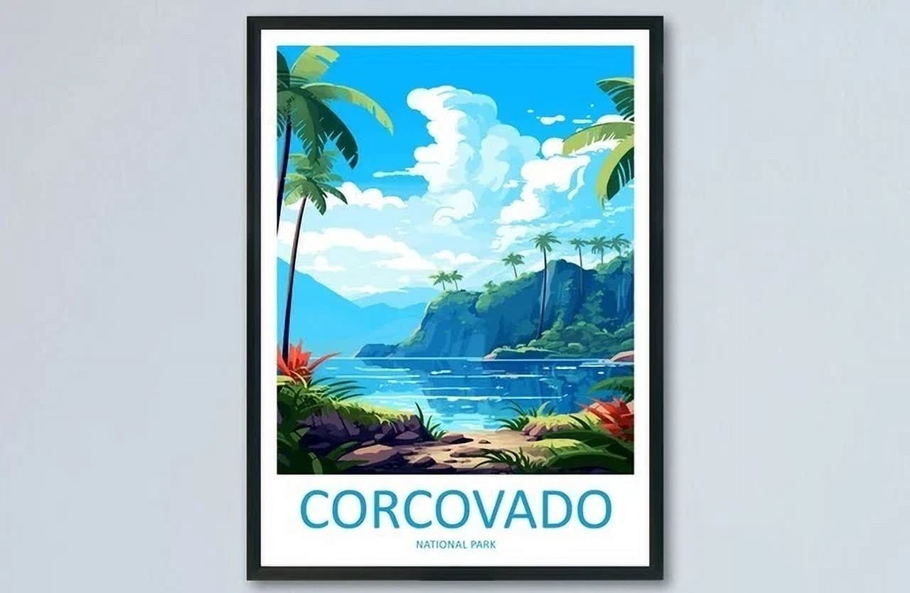 Corcovado National Park Travel Print Wall Art Corcovado Park Wall ...