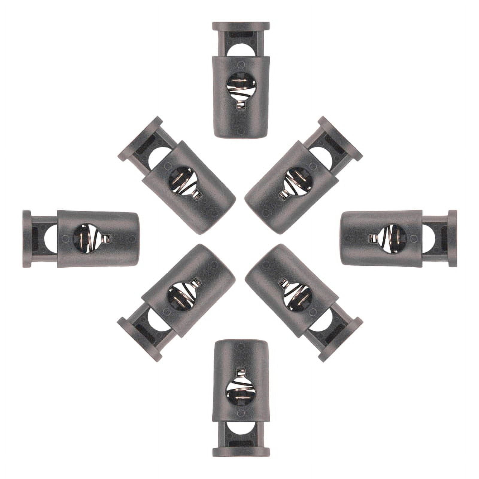 Cord Barrel Locks with Head Black Plastic, 50 Pack - Walmart.com