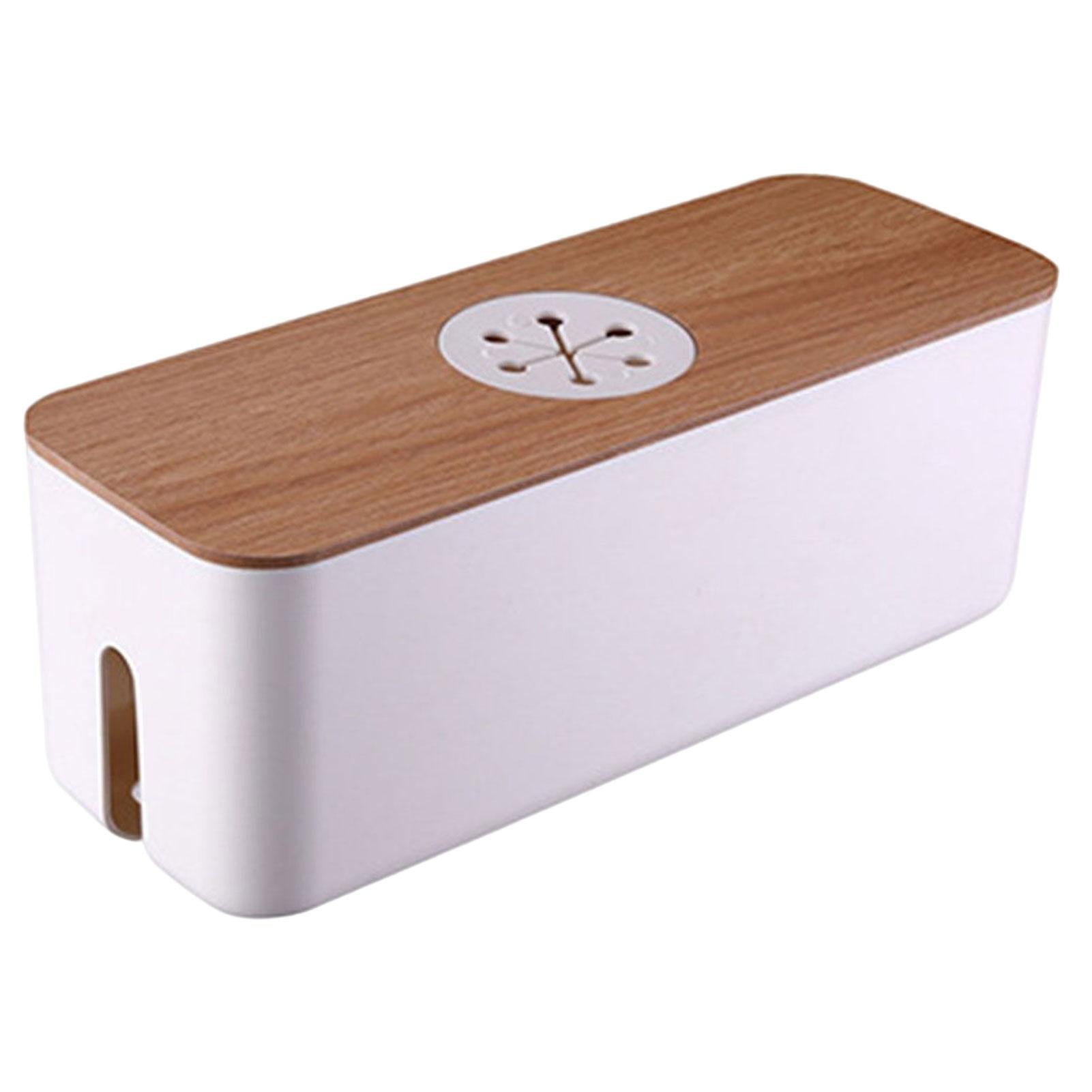 Cord Box, Cable Storage Box With Multiple Openings, CCable Management ...