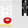 Cord Cover Raceway Kit Plastic Cable Cover Wall Channel Cable ...