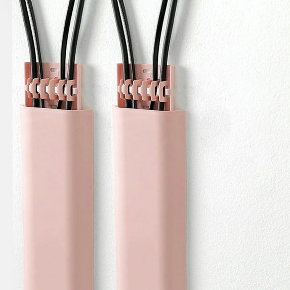 2Pack Cord Cover, Strong Self-Adhesive, Impact, Floor/Wall Cable ...