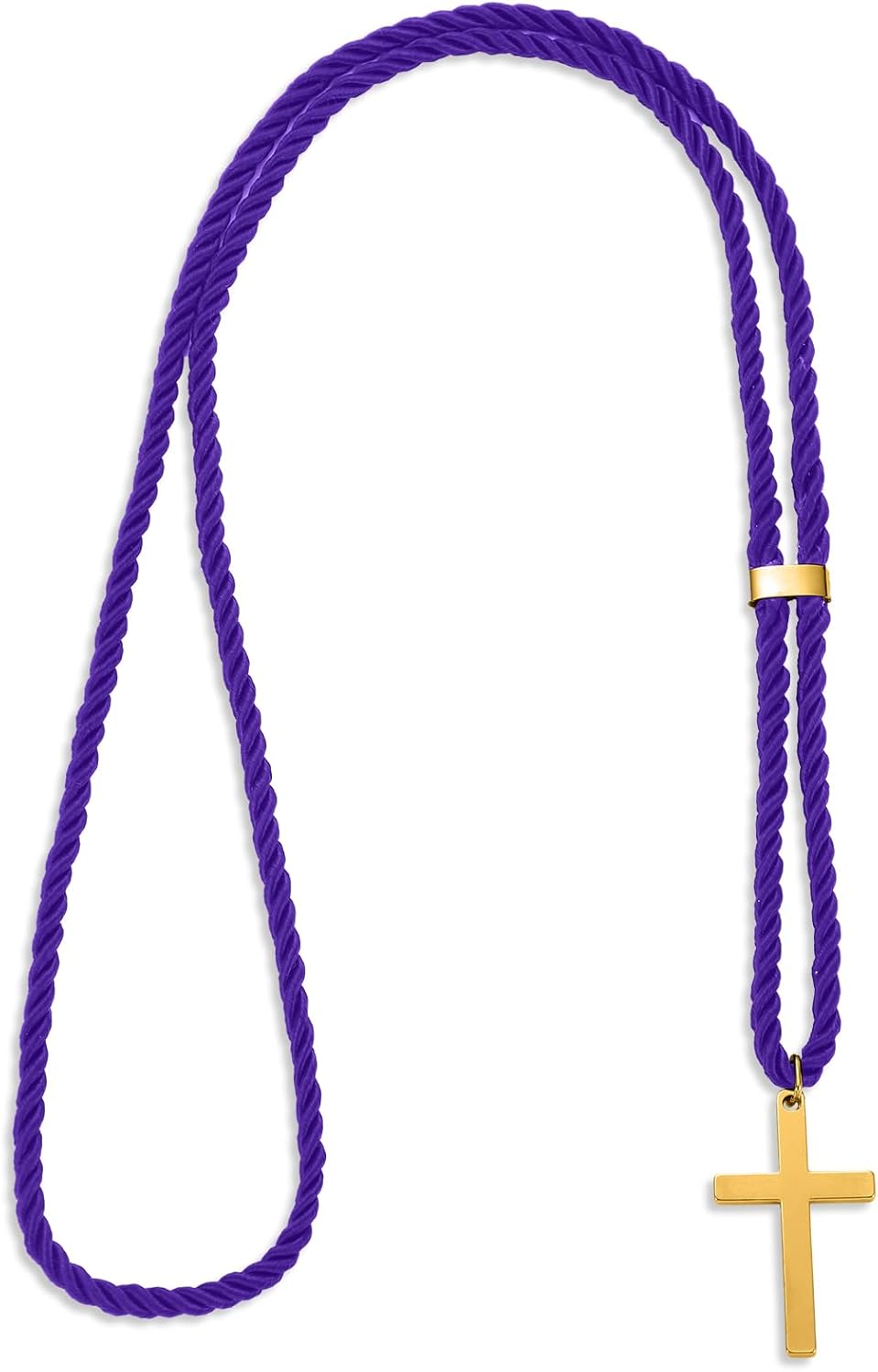 Cord Cross Necklace for Minister Clergy Robes Cross Priest Collar ...