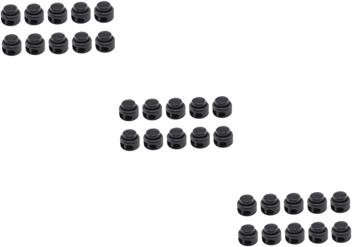 Cord Lock Stopper 30 pcs Tent Buckle Plastic Cord Locks Cord Locks for ...