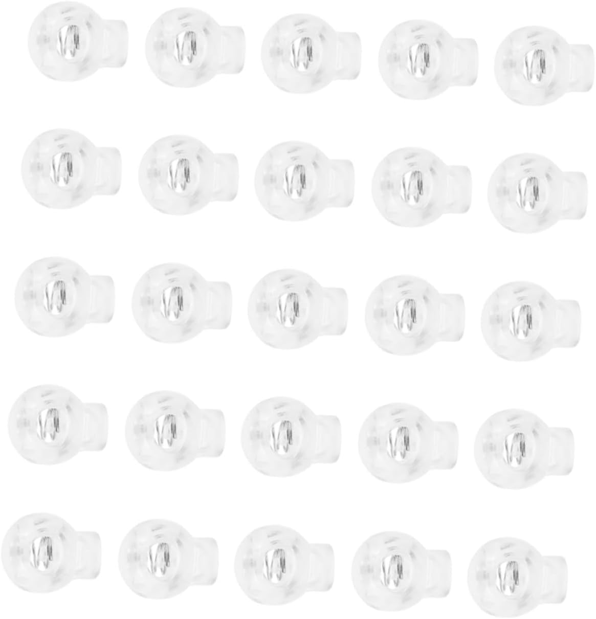 Cord Locks 25Pcs Elastic Adjustment Buckle Zipper Stops Drawstrings ...