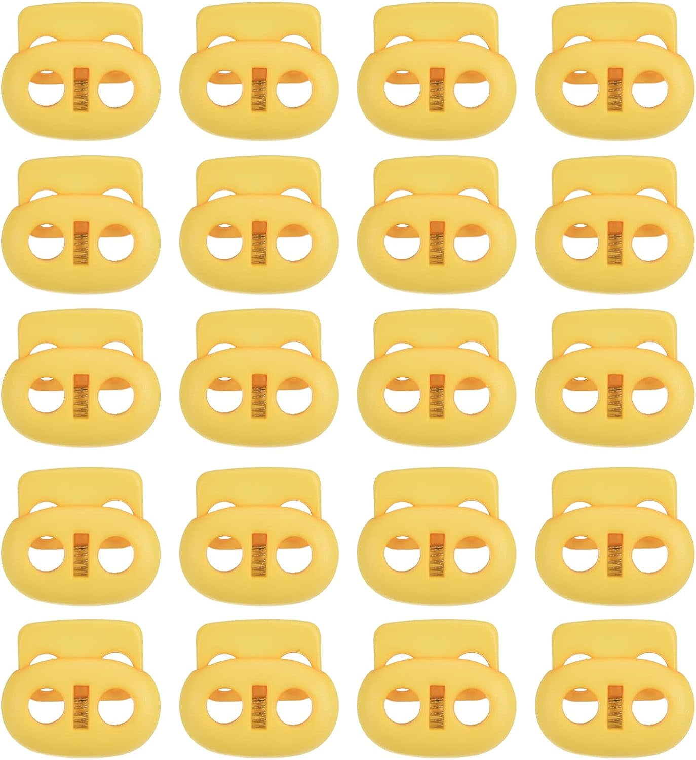 Cord Locks, Double Hole Spring End Toggle Stopper - Walmart.com