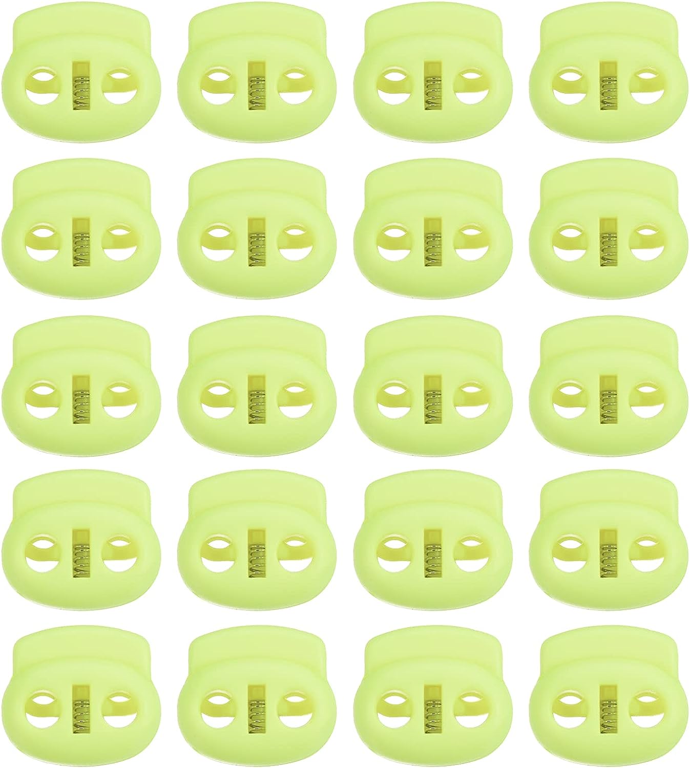 Cord Locks, Double Hole Spring End Toggle Stopper - Walmart.com