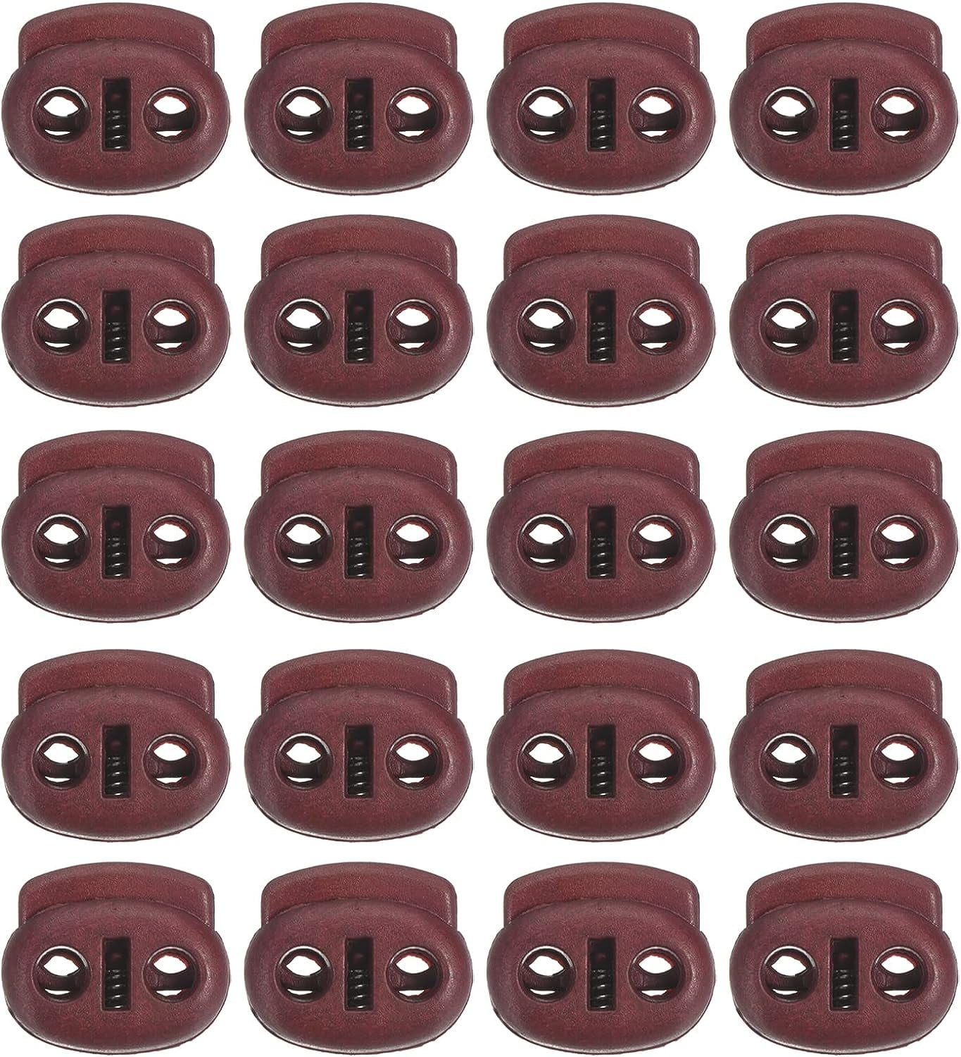 Cord Locks, Double Hole Spring End Toggle Stopper - Walmart.com