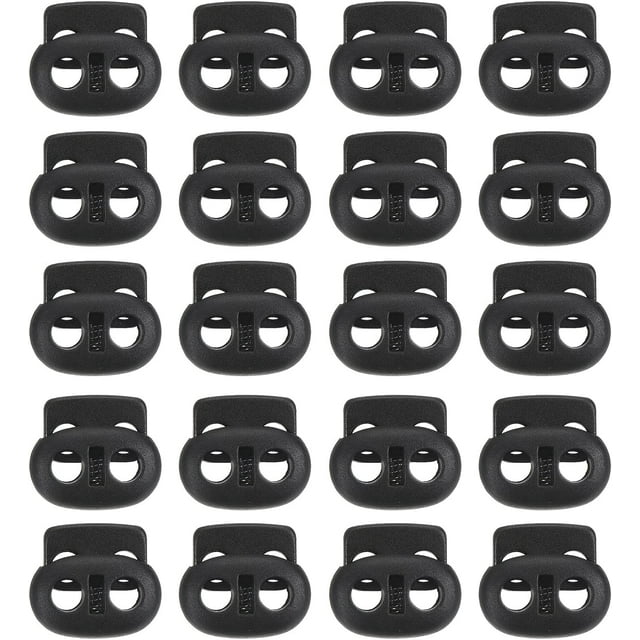 Cord Locks Double Hole Spring End Toggle Stopper