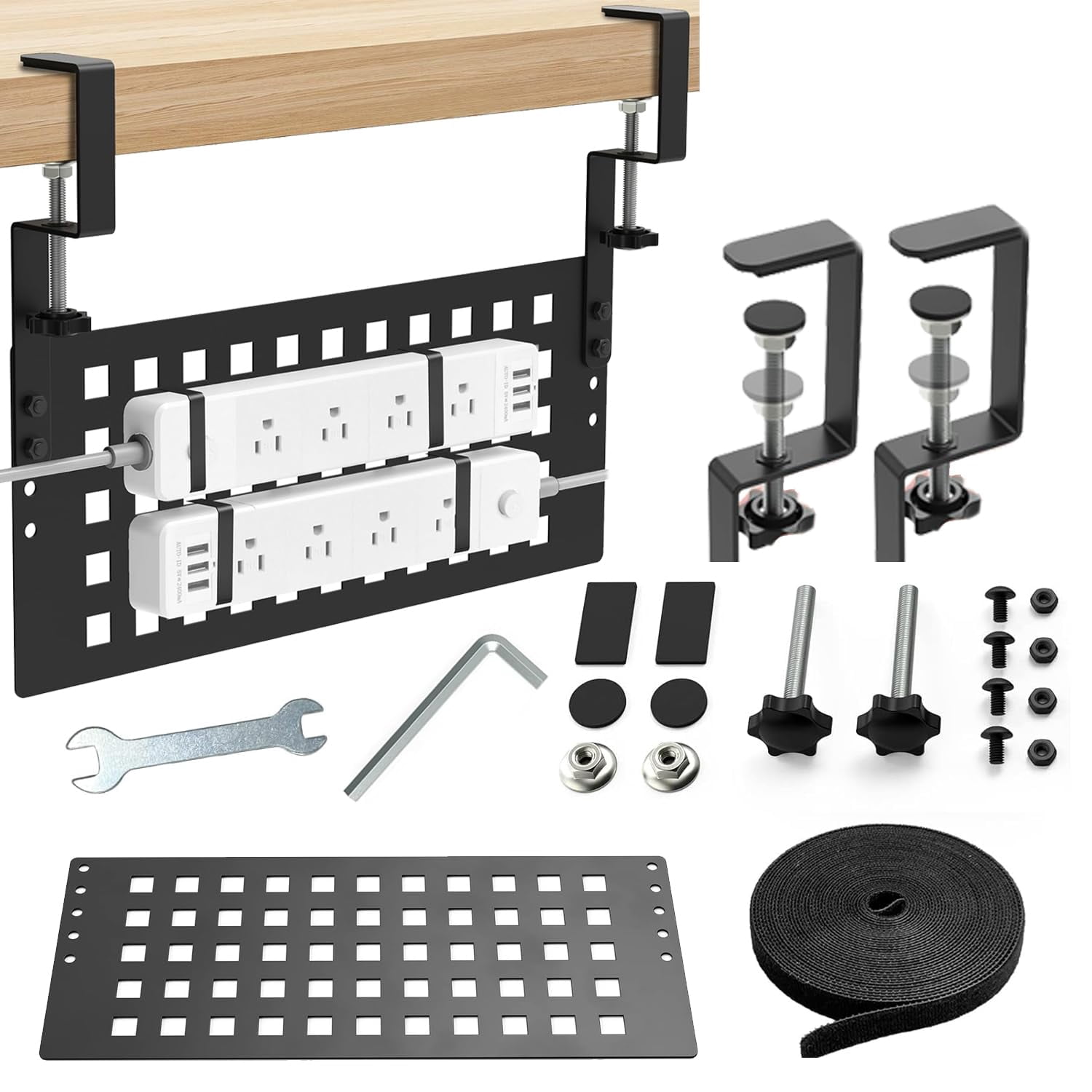 Cord Management Under Desk Cable Management No Drill - Walmart.com