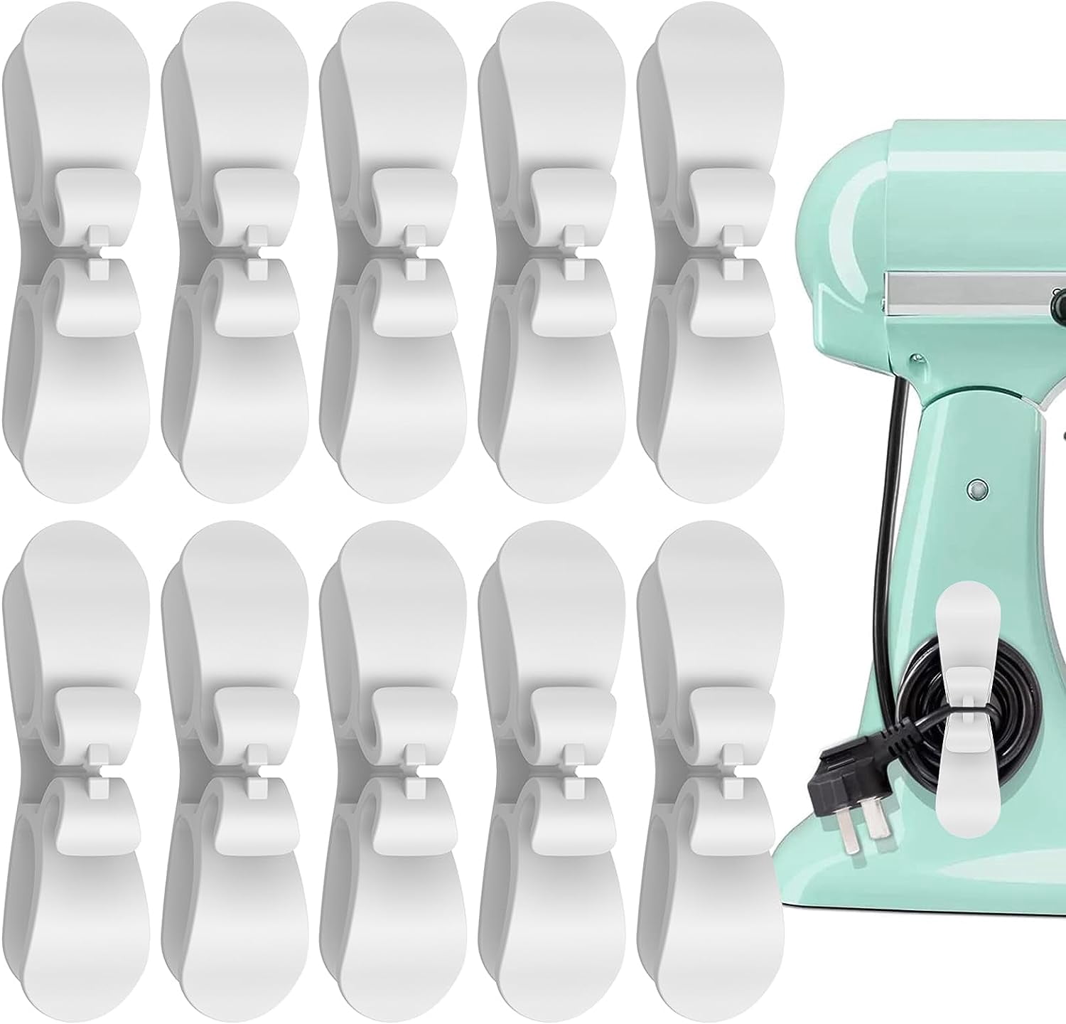 Cord Organizer for Appliances Strong Self-Adhesive Cord Wrap Holder ...