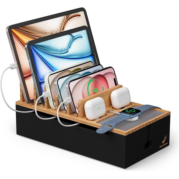 Cord Organizer Box, Surge Protector Organizer, Device Station for ...