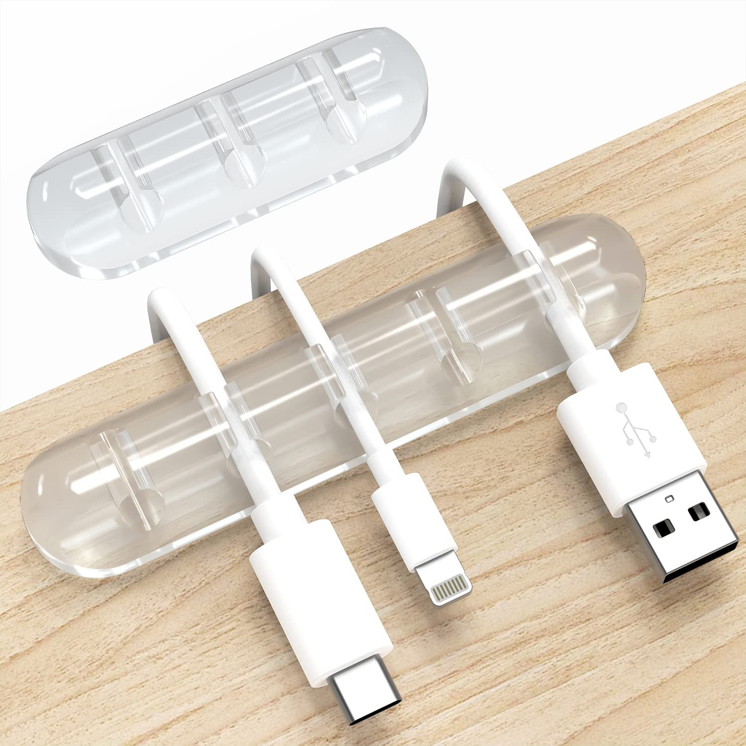 Cord Organizer, Cable Clips Cord Holder, Cable Management USB Cable ...